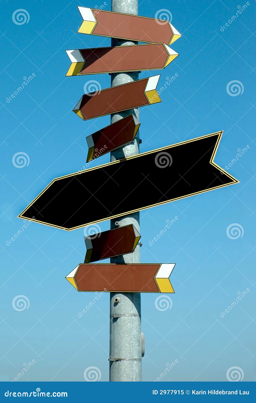 Directional sign stock image. Image of indicator, decide - 2977915