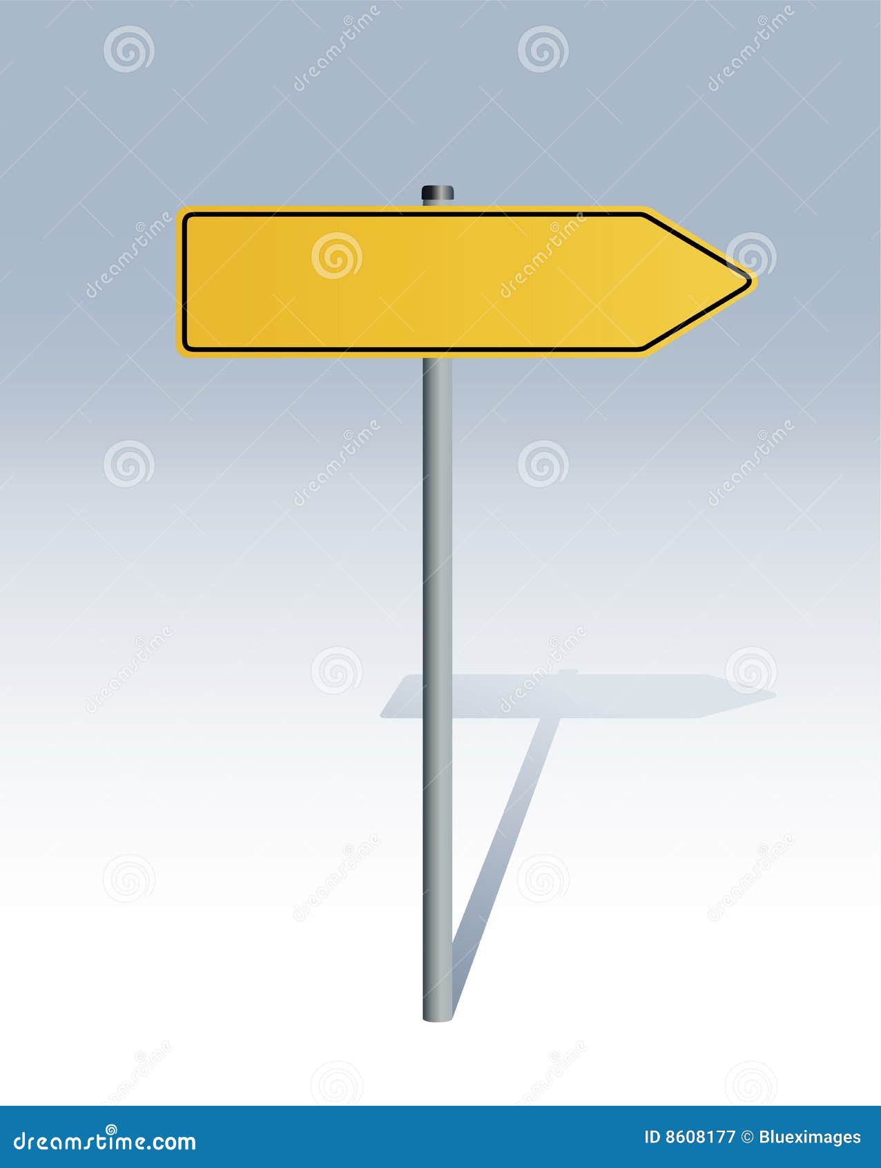 Directional sign stock vector. Illustration of advice - 8608177