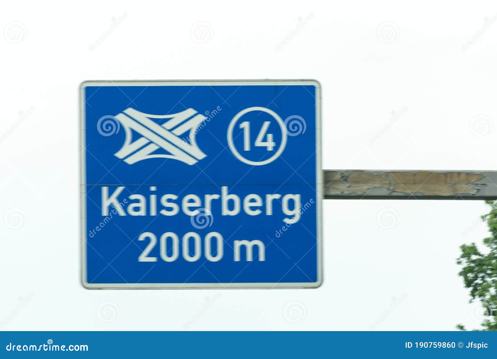 Directional Sign on the Motorway Stock Photo - Image of kaiser, noise ...