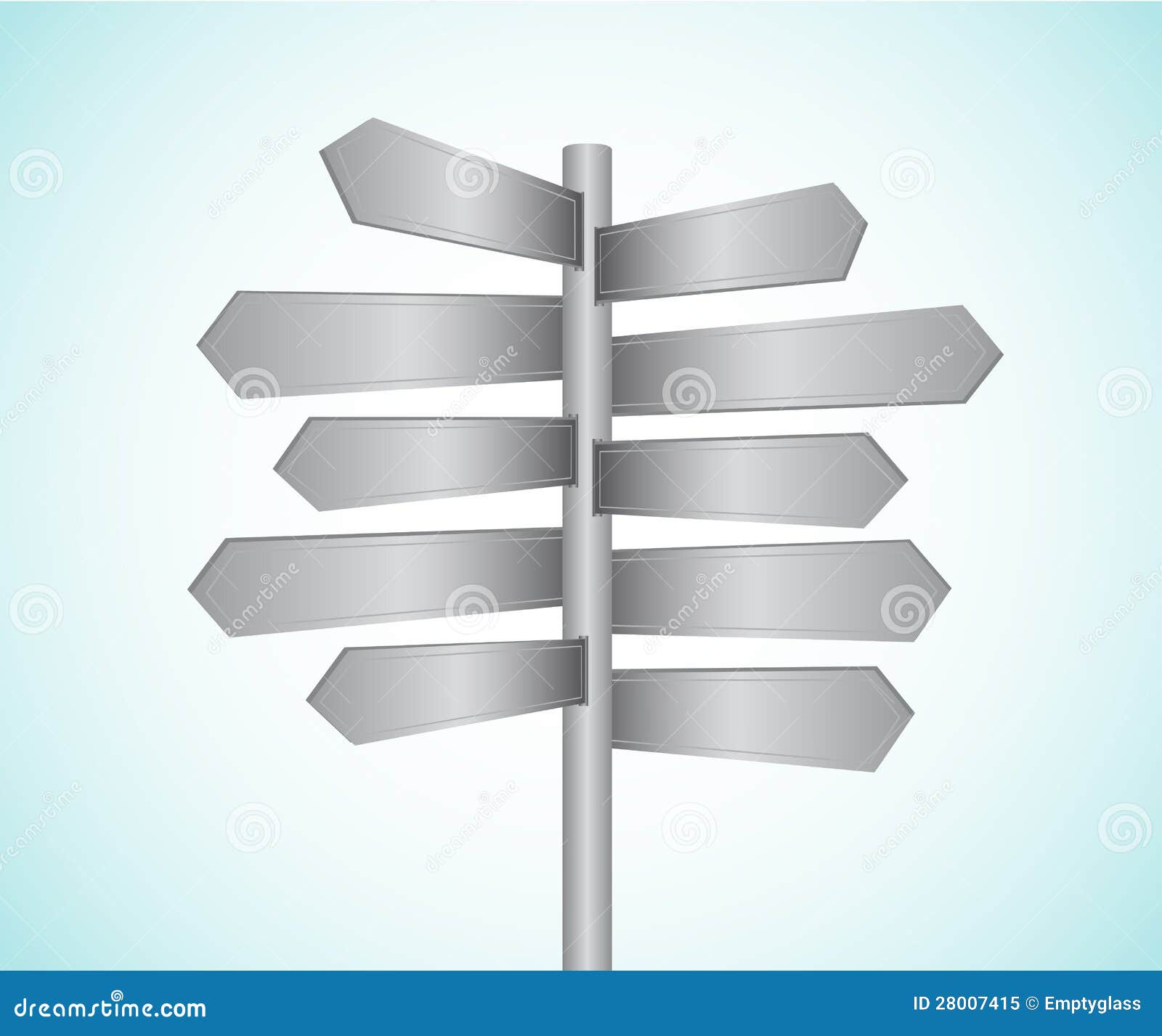 Directional signs stock vector. Illustration of panel - 28007415