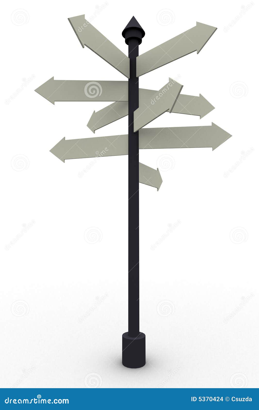 Directional signs stock illustration. Illustration of pointing - 5370424
