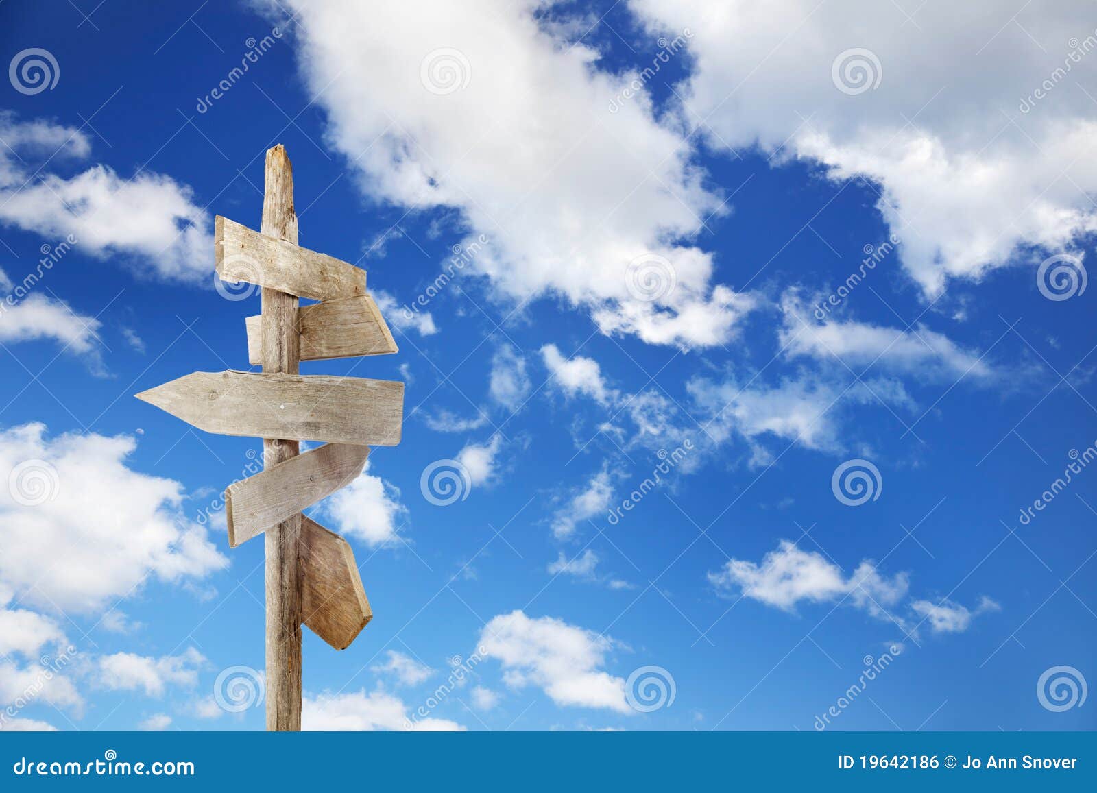 Directional signs blue sky stock photo. Image of grained - 19642186