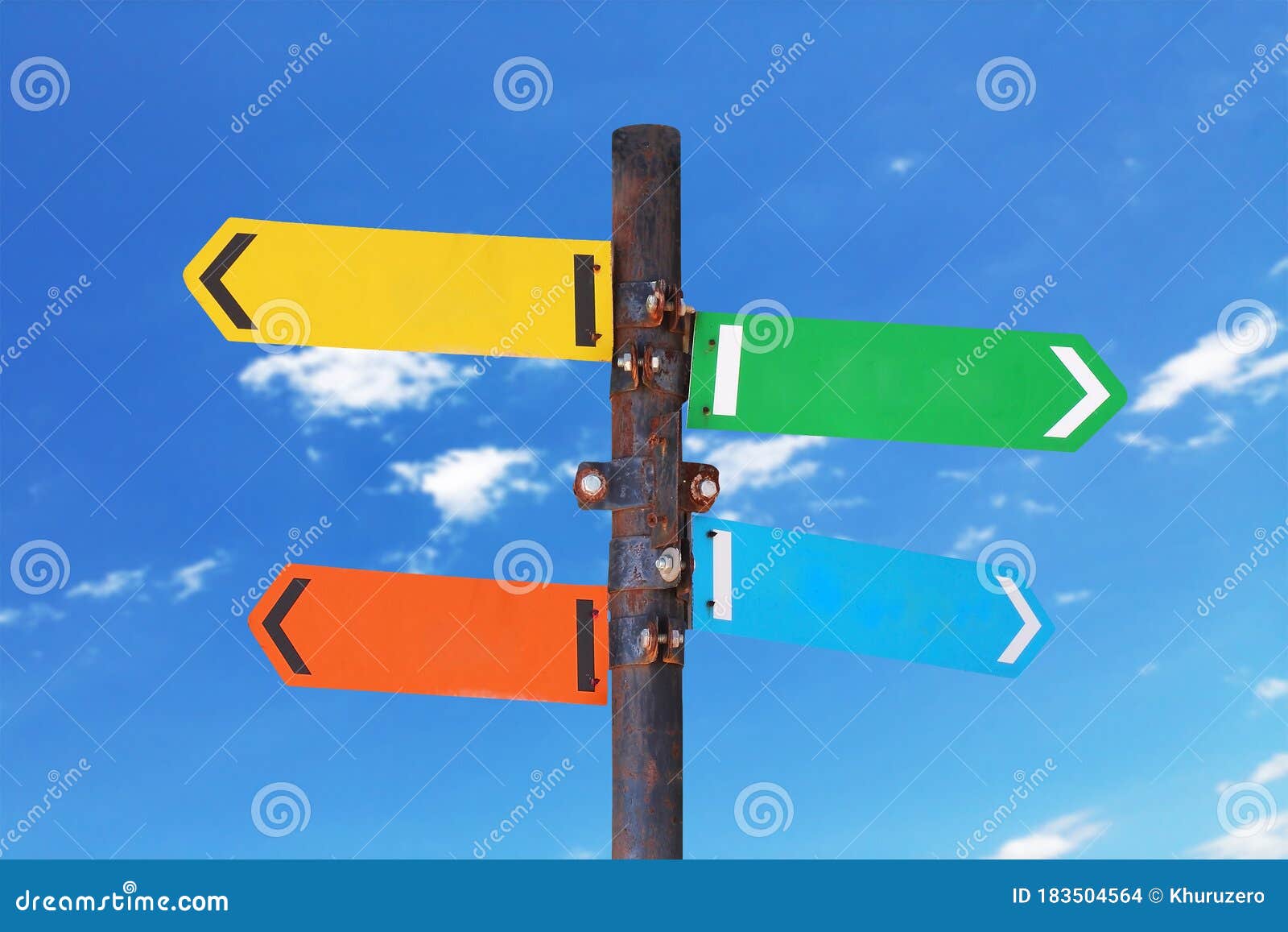 Directional signs stock photo. Image of traffic, wood - 183504564