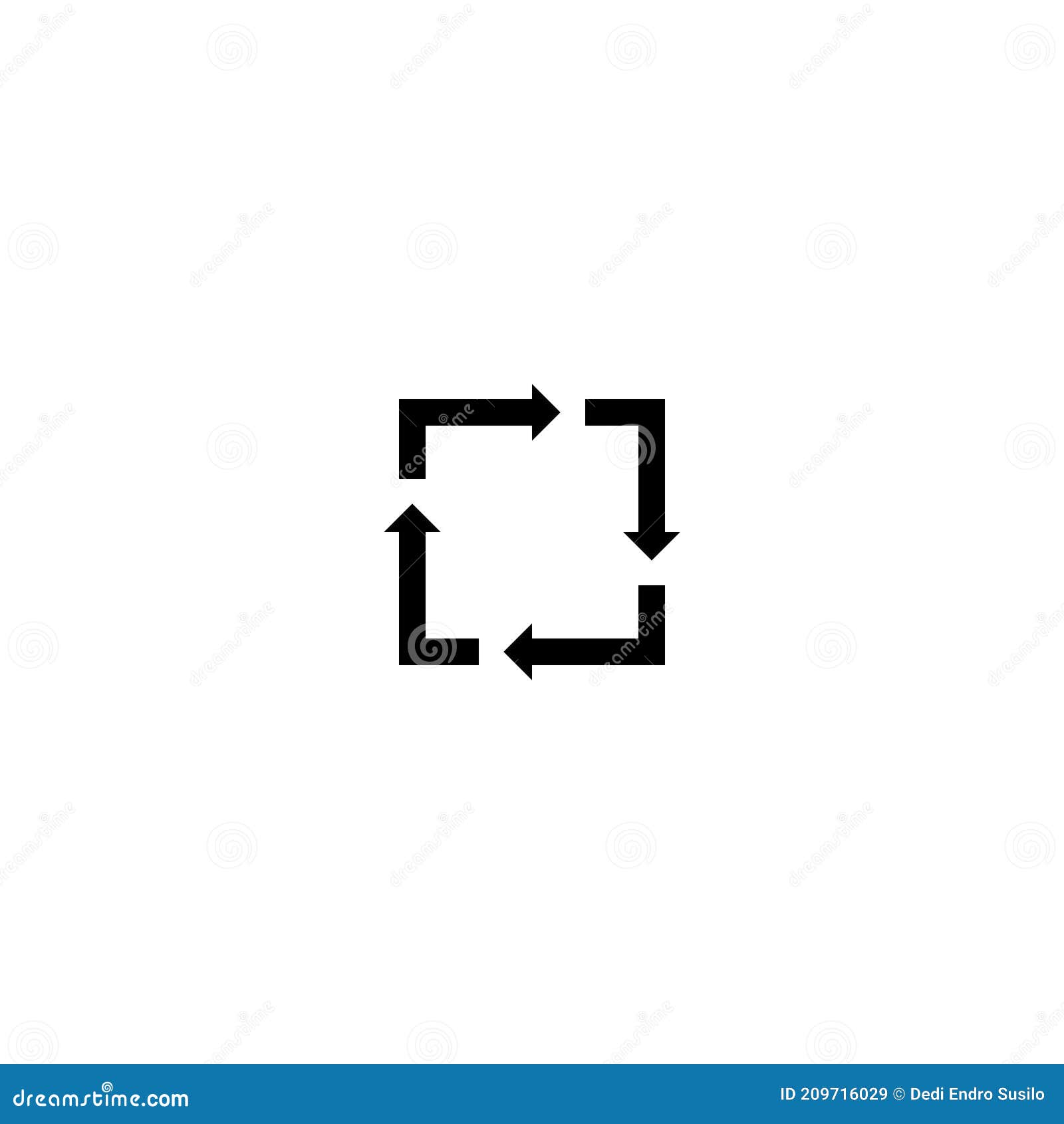 The Directional Square Process Logo Describes a Process Such As Change ...