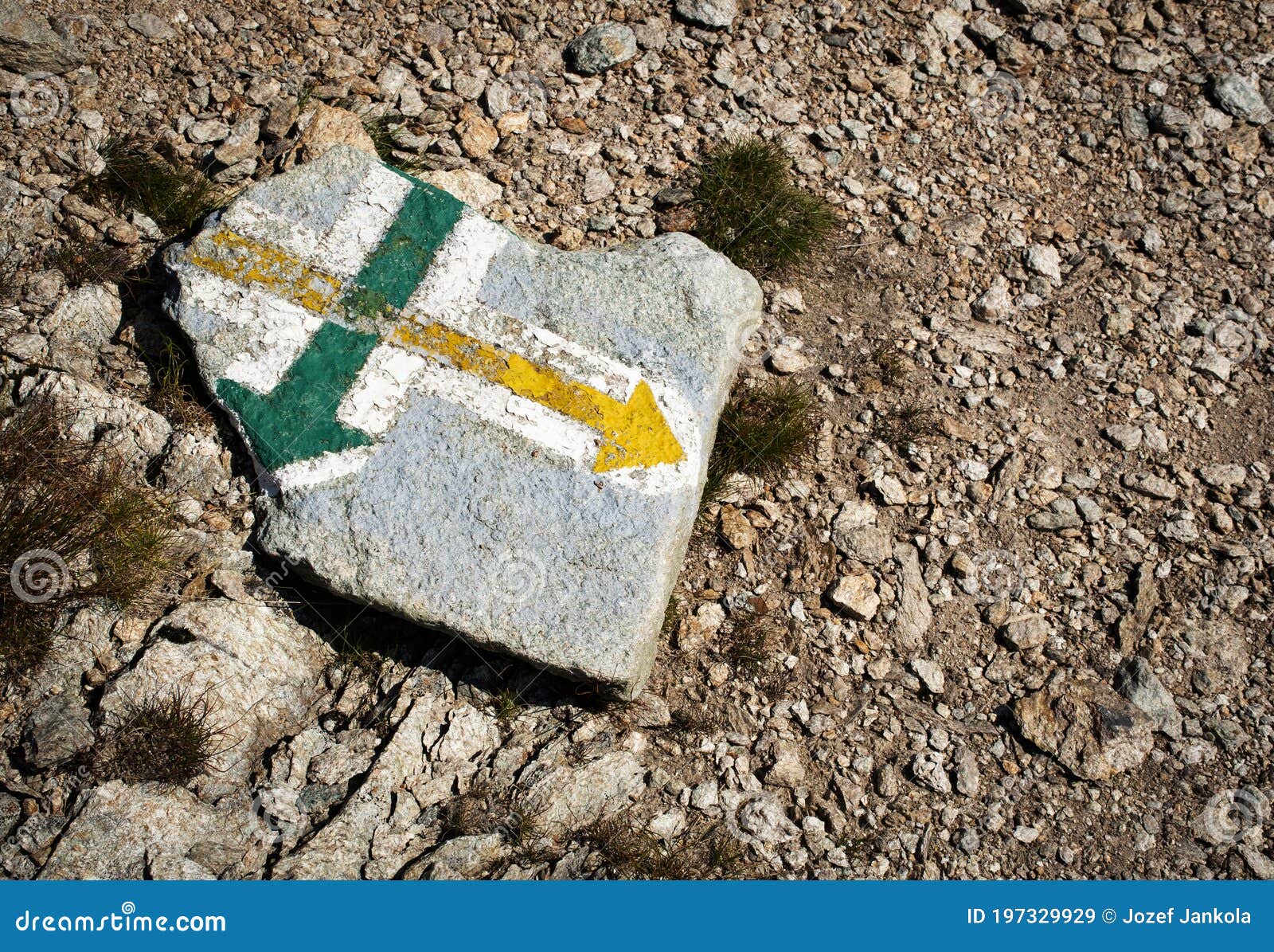 Directional Tourist Signs on Stone Stock Image - Image of sign, grass ...