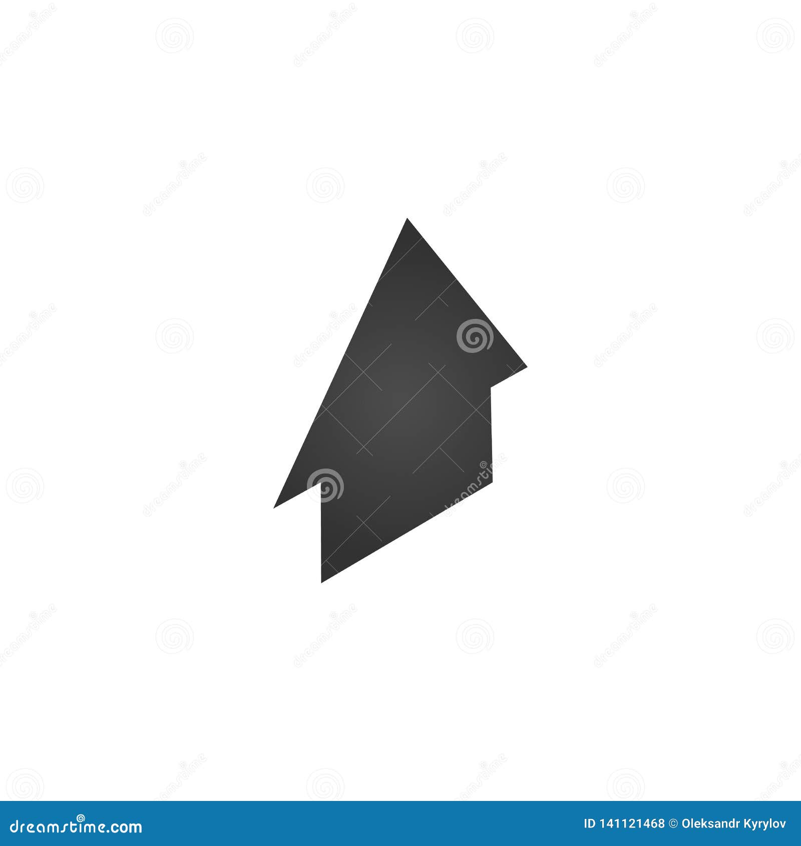 Directional Wide Arrow Icon. Shows Shift or Direction of Movable Object ...