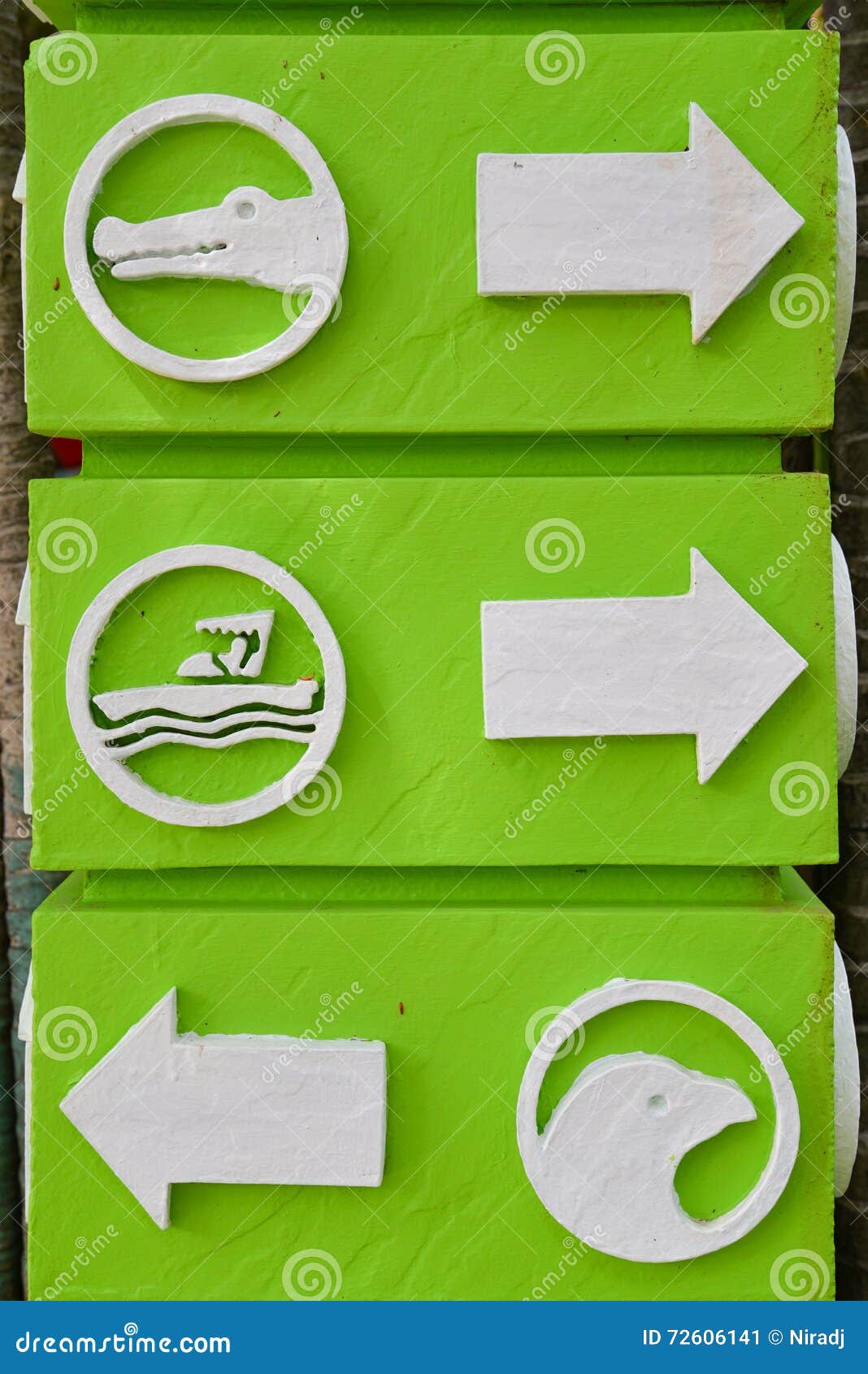 Directional zoo sign stock image. Image of boat, post - 72606141
