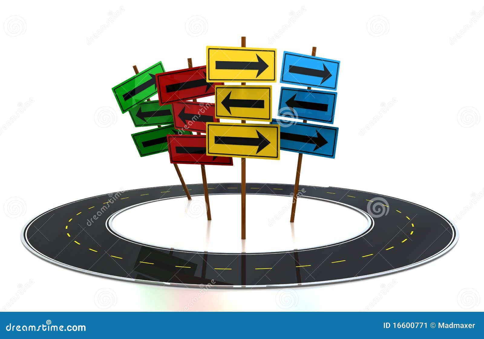 Directions stock illustration. Illustration of color - 16600771