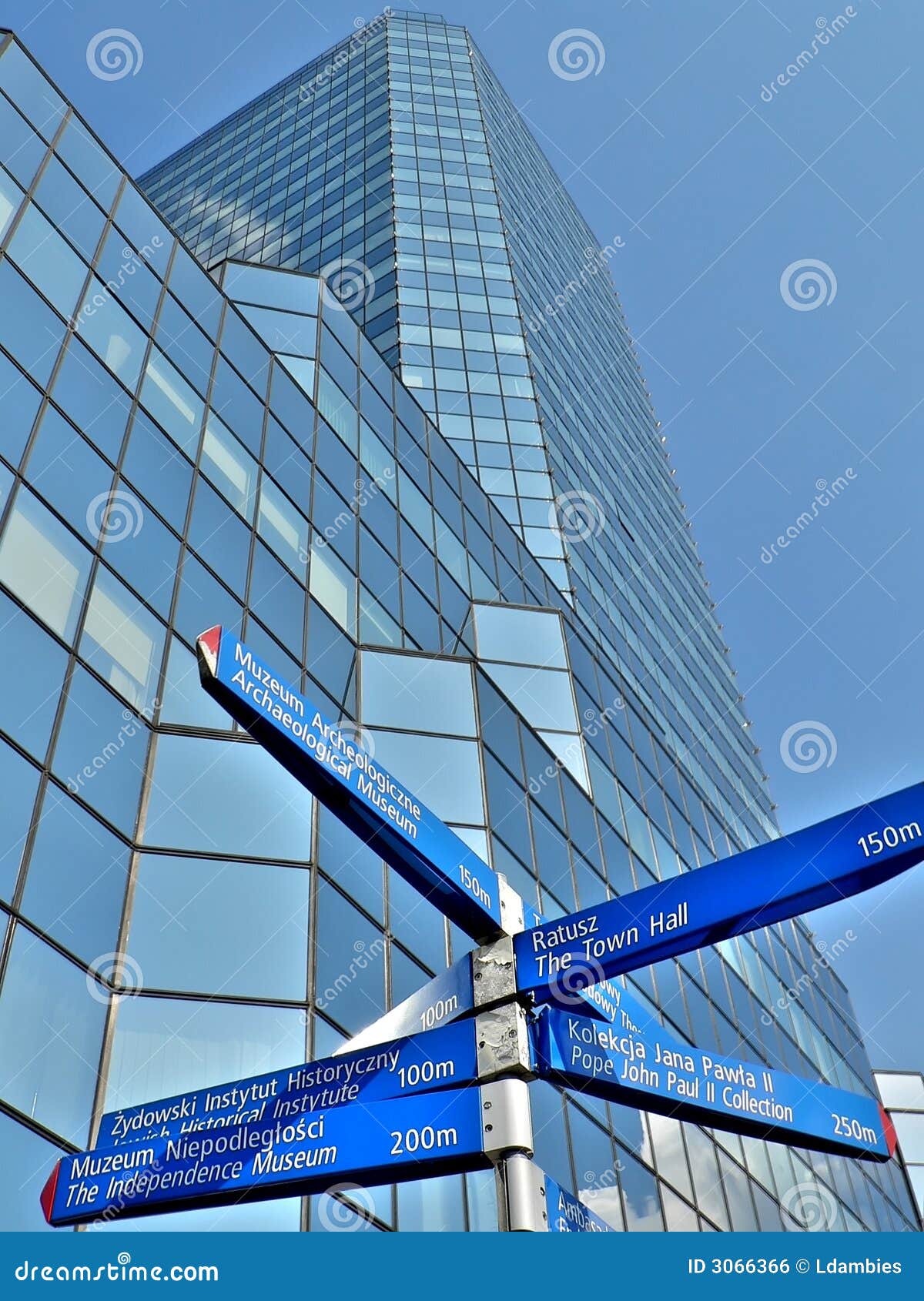 Directions stock photo. Image of reflections, modern, directional - 3066366