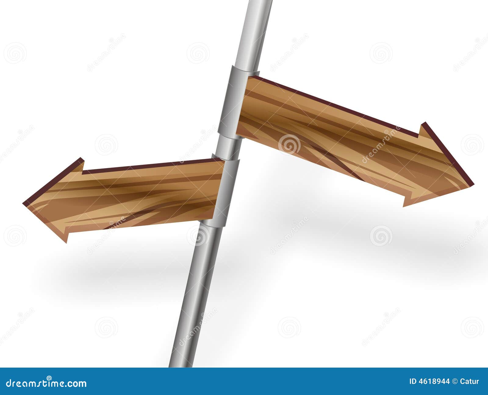 Directions arrow stock vector. Illustration of indication - 4618944