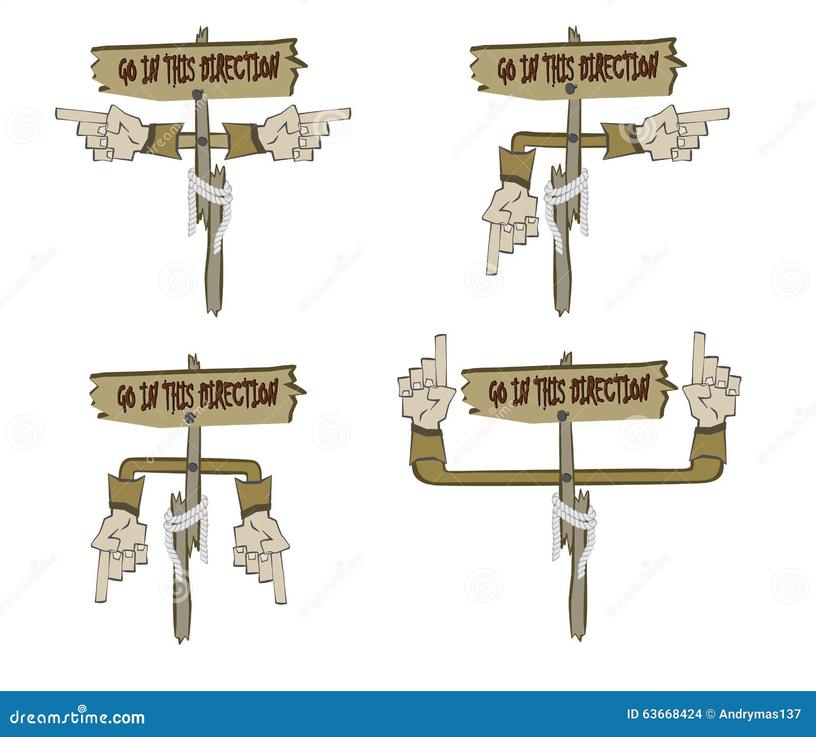 Directions are Correct and Incorrect Stock Vector - Illustration of ...