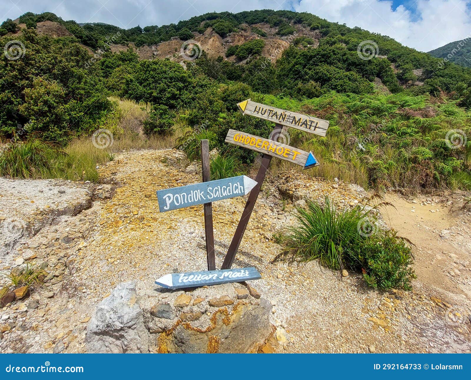 Directions on the Hiking Track To the Valley and Peak Fields of Mount ...