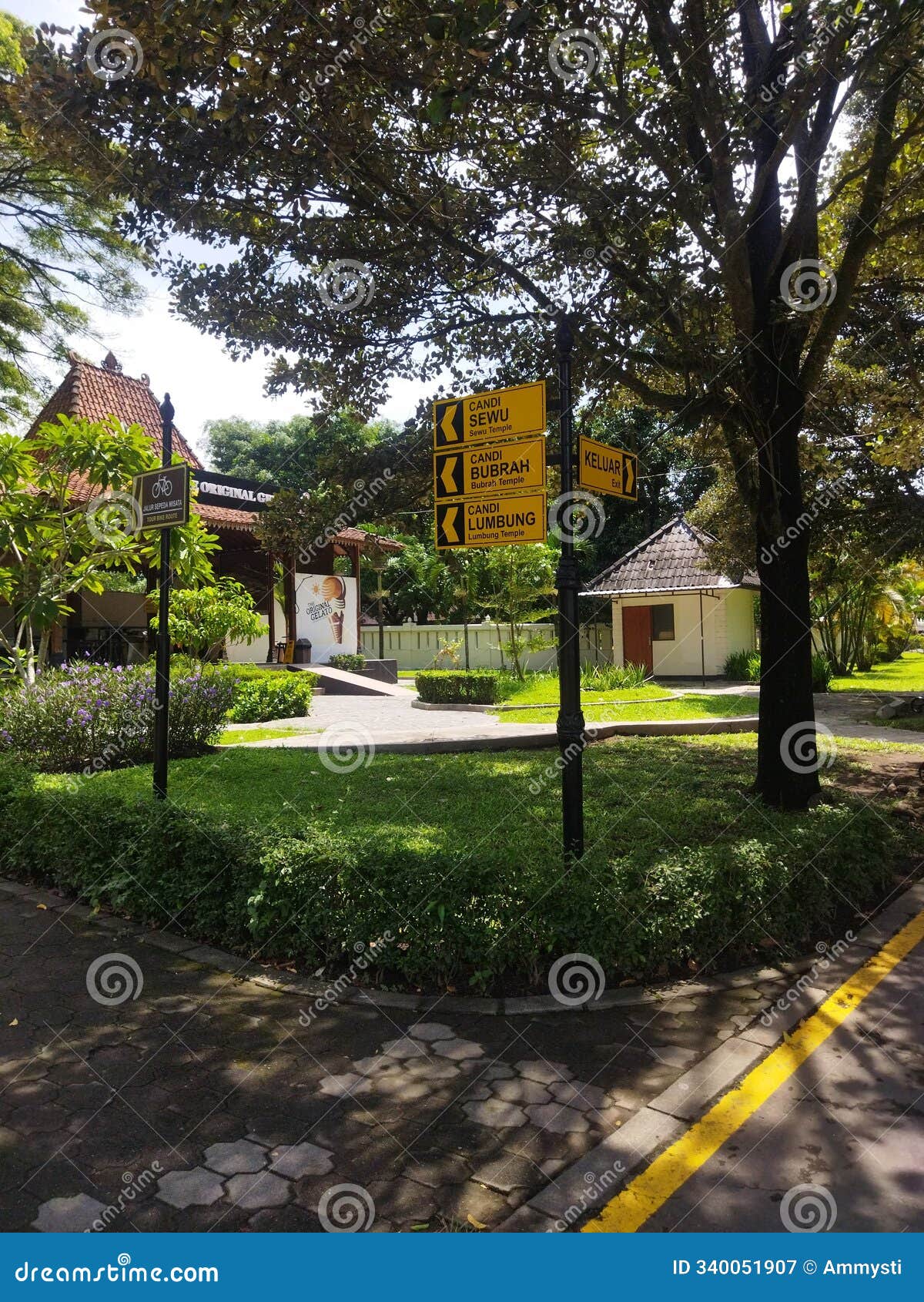 Directions Inside Prambanan Temple Editorial Photography - Image of ...
