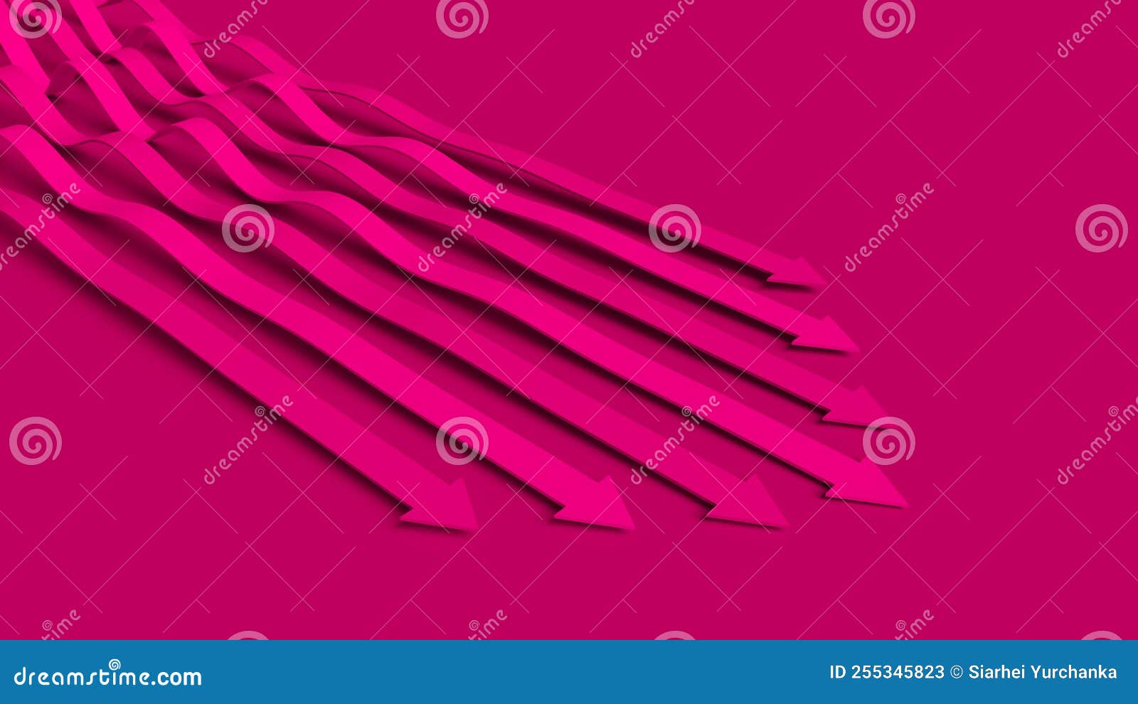 Directions Of Intensive Development. An Array Of Wavy Lines In ...