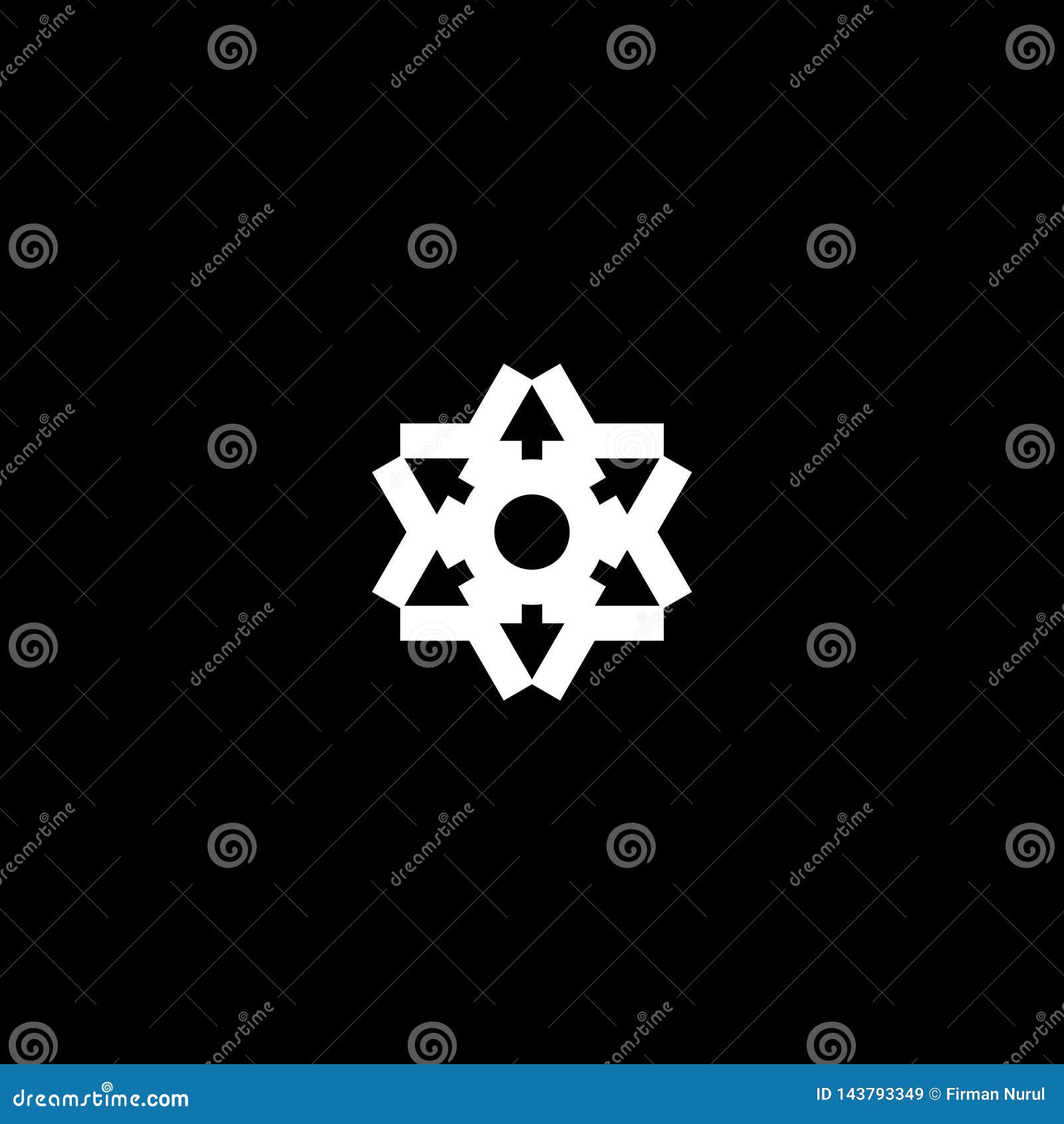 Directions Logo Template Vector Stock Vector - Illustration of file ...