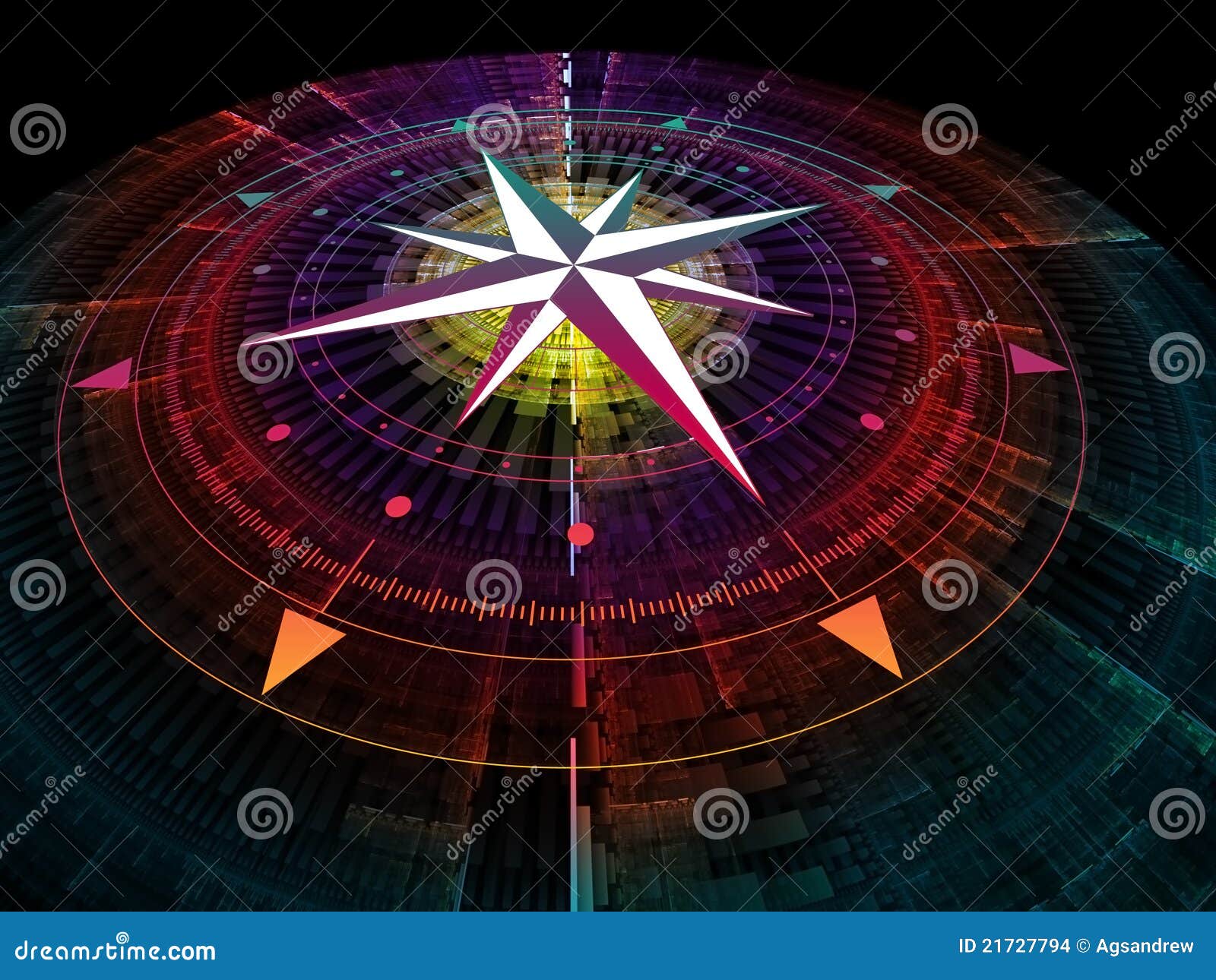 Directions of Technology stock illustration. Illustration of cyberspace ...