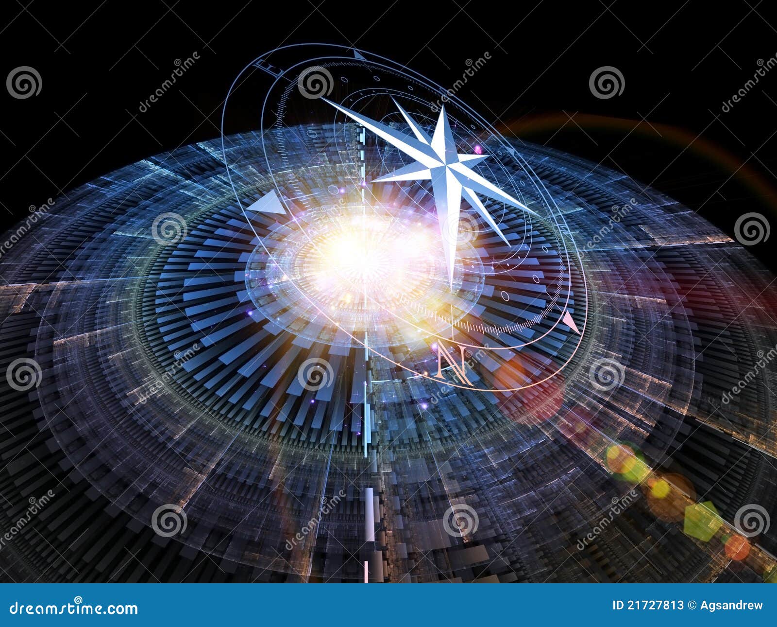 Directions of Technology stock illustration. Illustration of concept ...