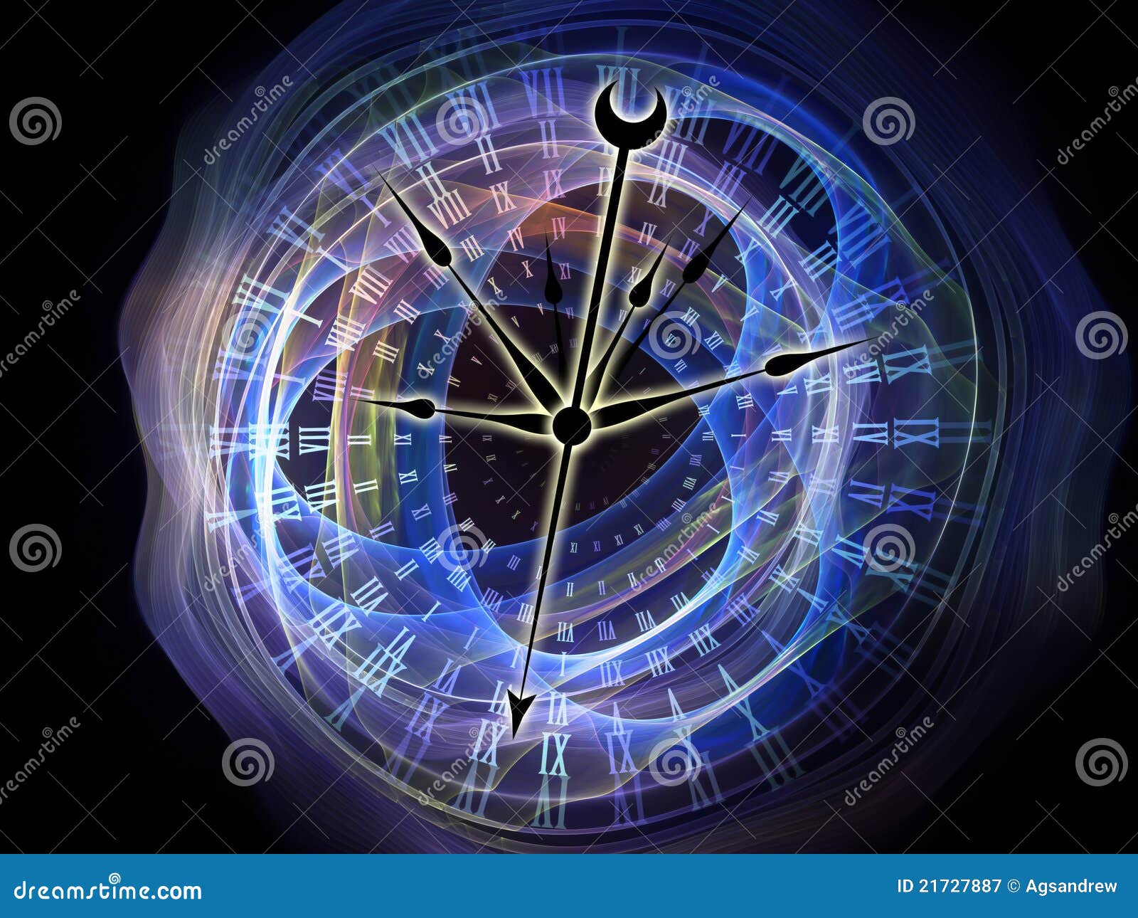 Directions of Time stock illustration. Illustration of wallpaper - 21727887