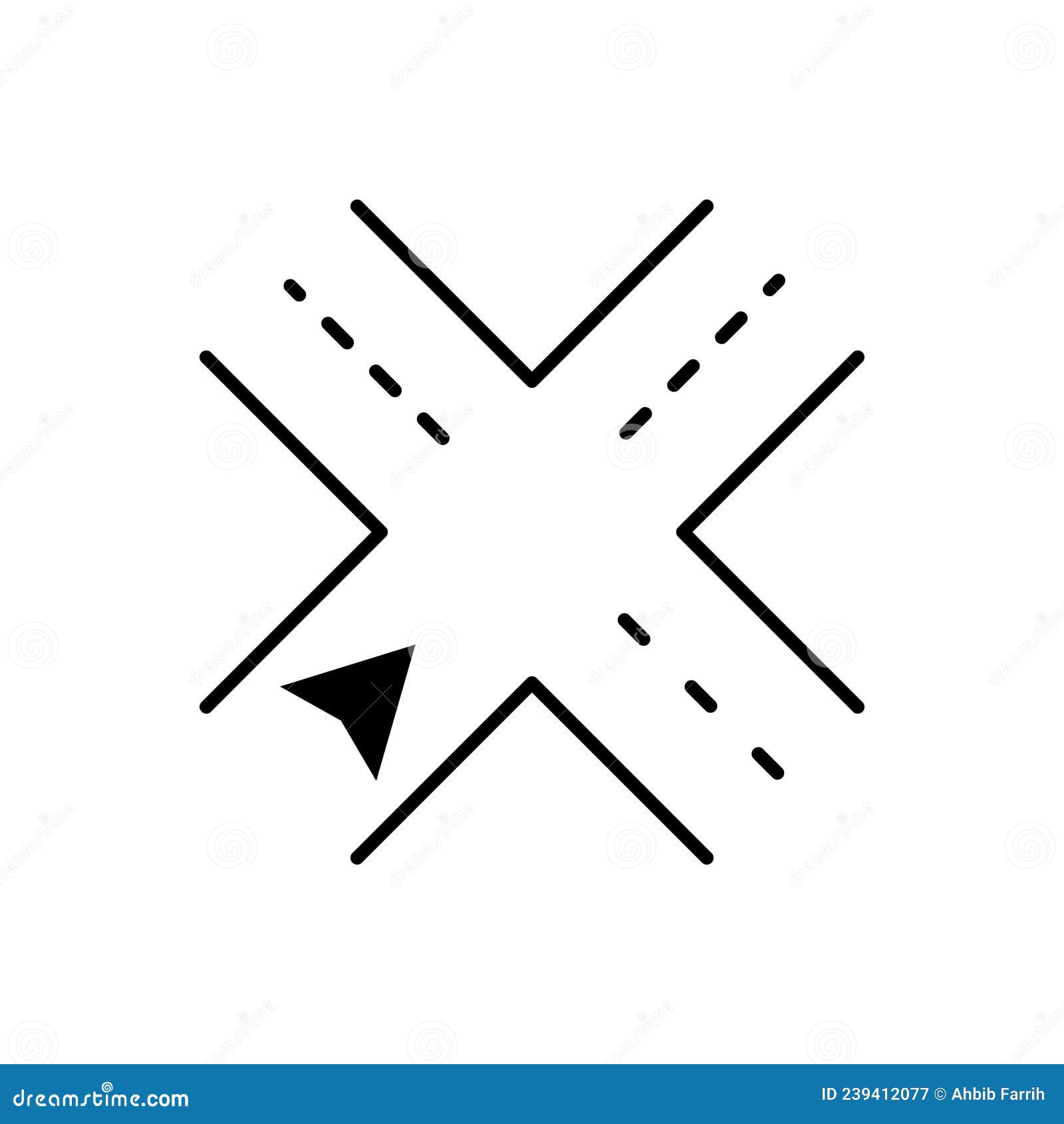 Directions view stock illustration. Illustration of document - 239412077