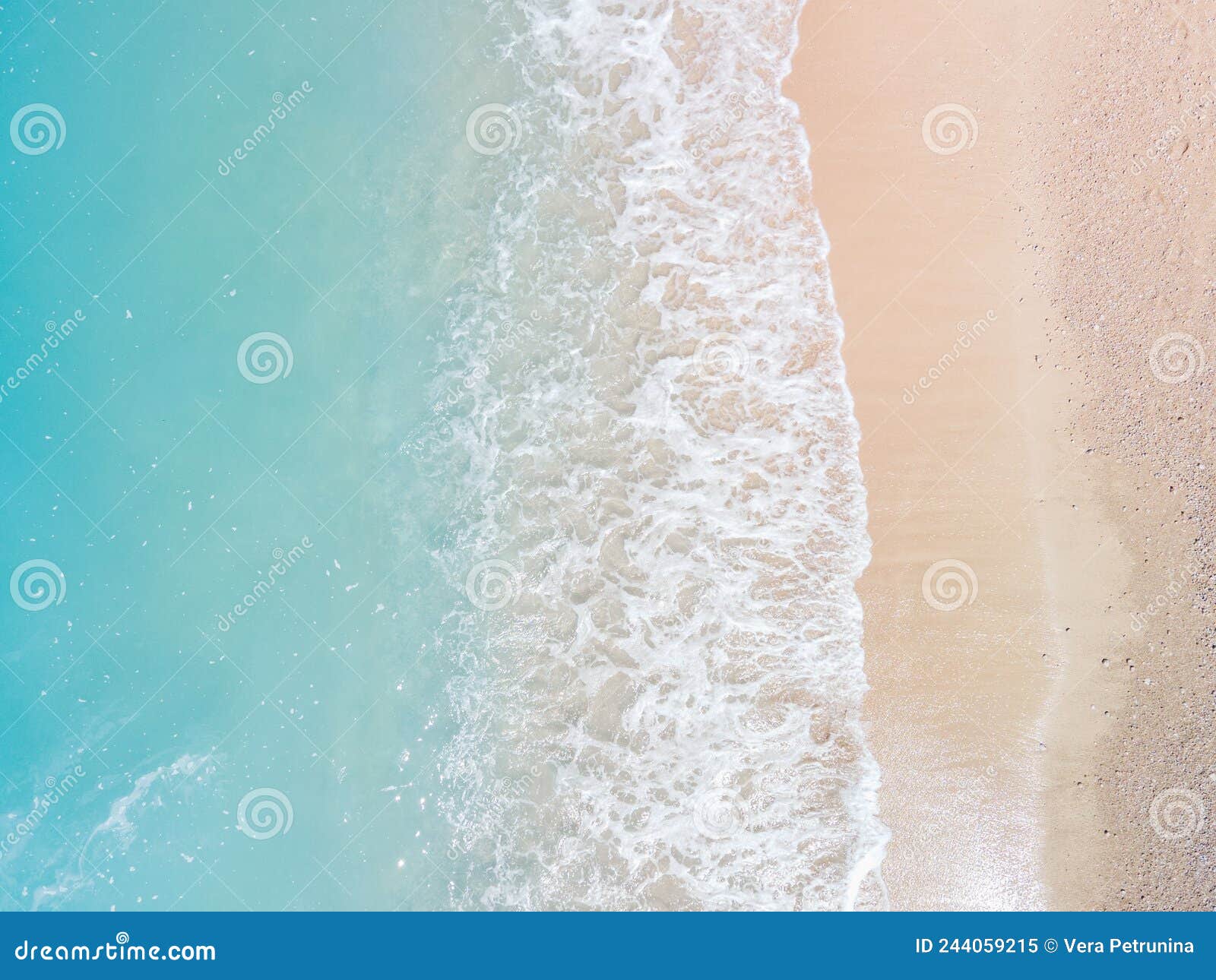 Directly Above Overhead View of Sea Beach Stock Image - Image of aerial ...
