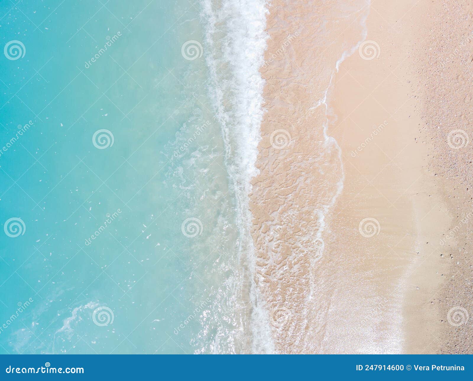 Directly Above Overhead View of Sea Beach Stock Photo - Image of ...