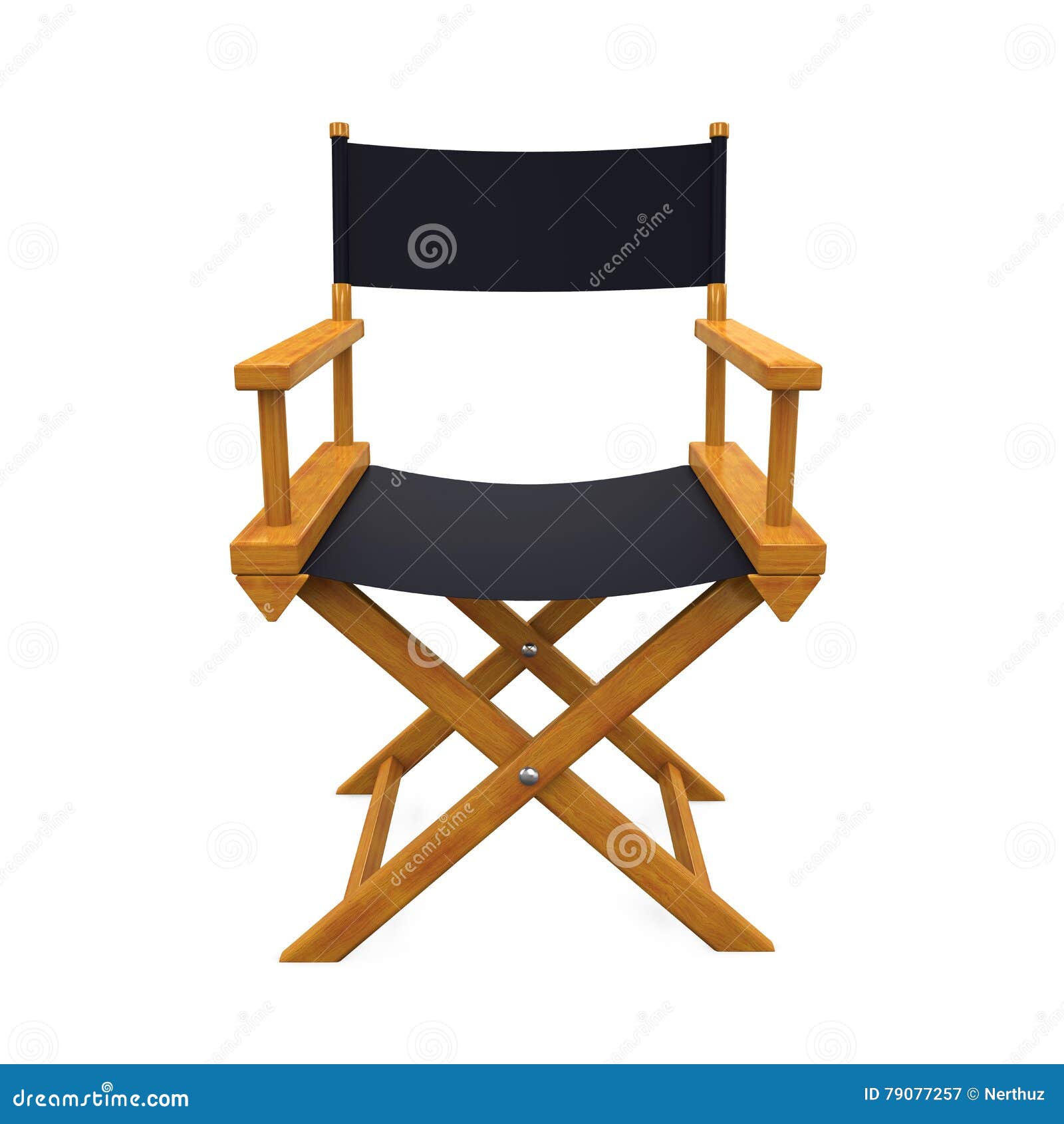 Director Chair Isolated stock illustration. Illustration of ...