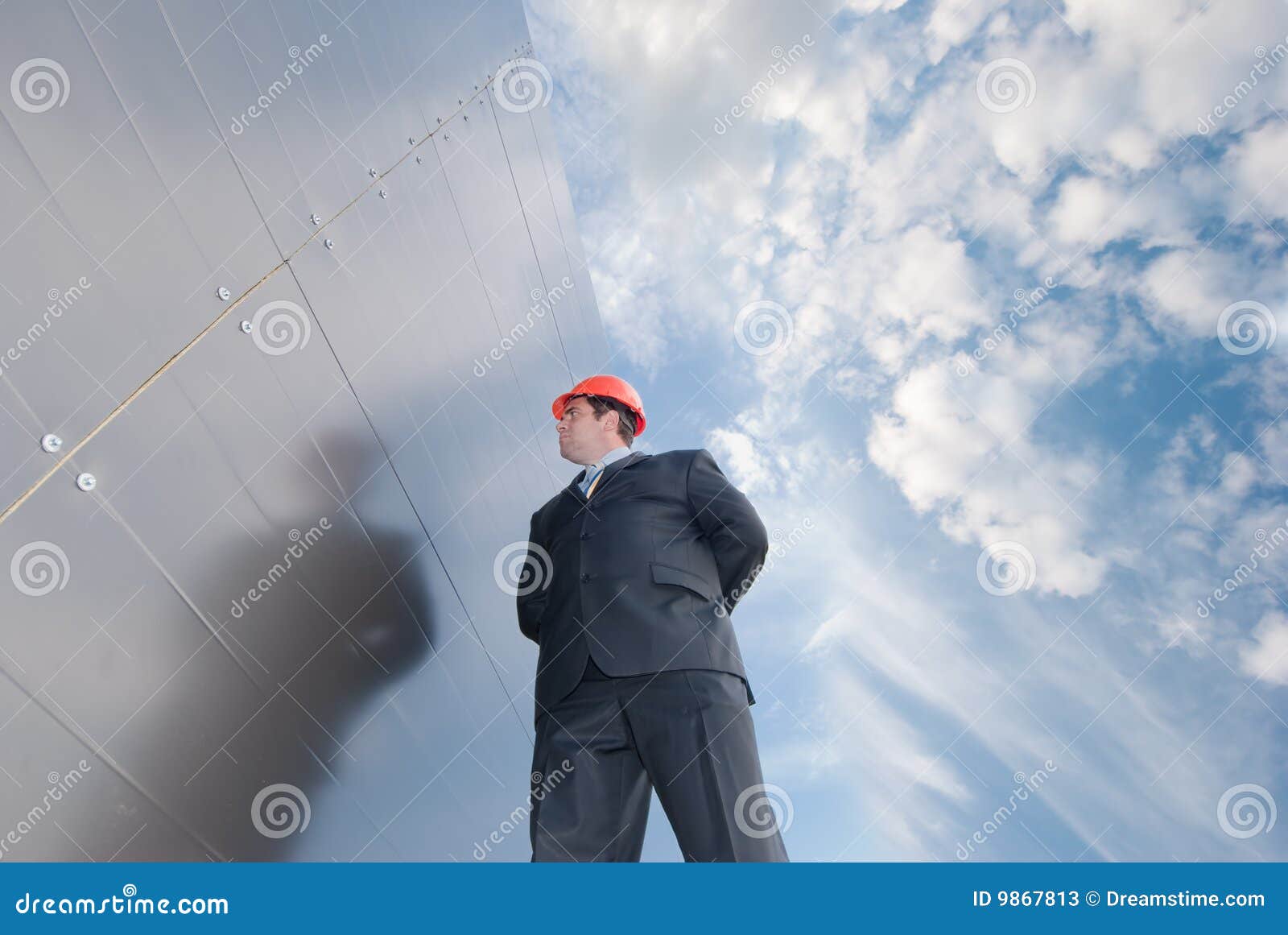 Director of Construction Site Stock Image - Image of engineer, manager ...