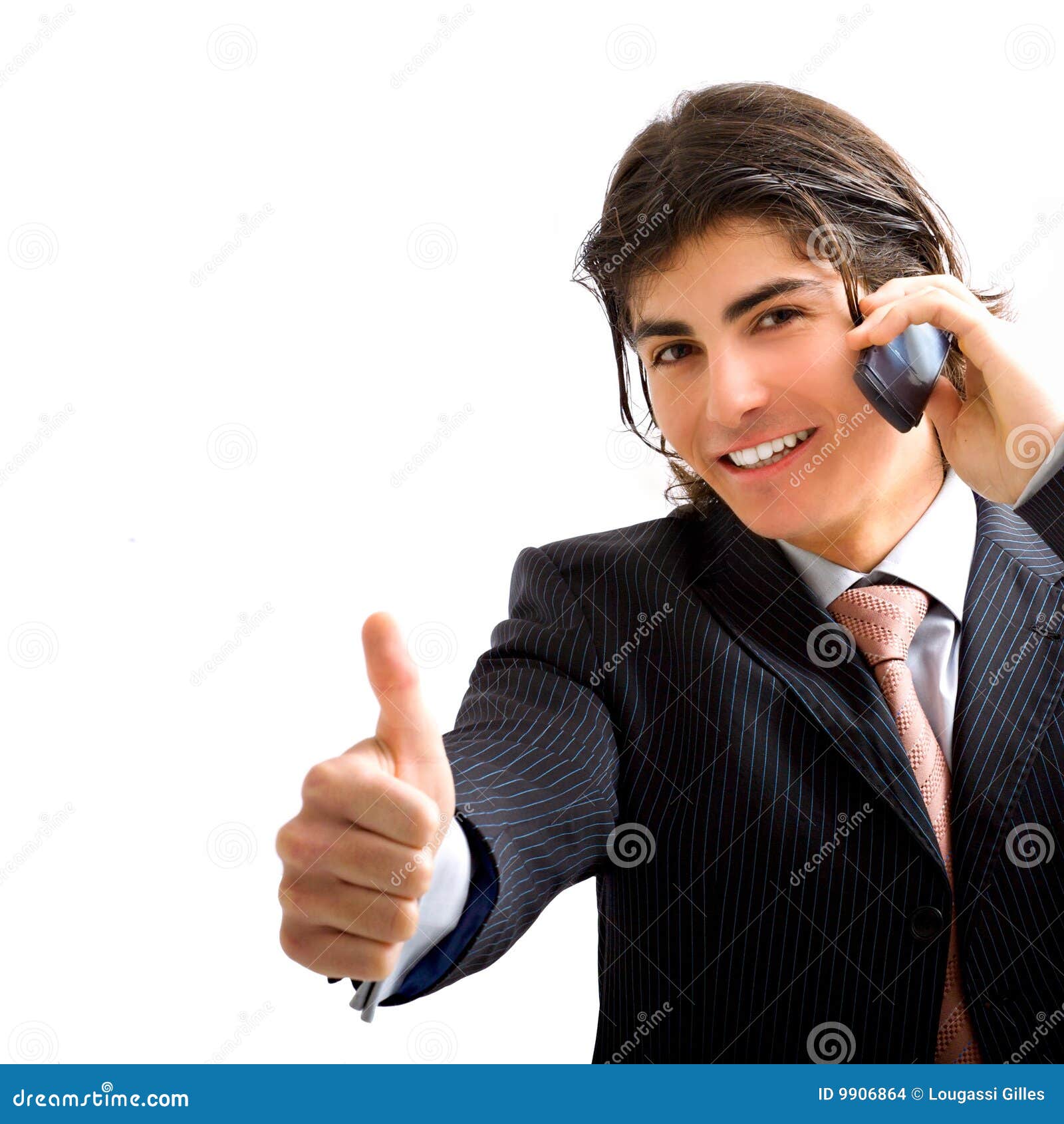 Director with telephone stock photo. Image of reliable - 9906864