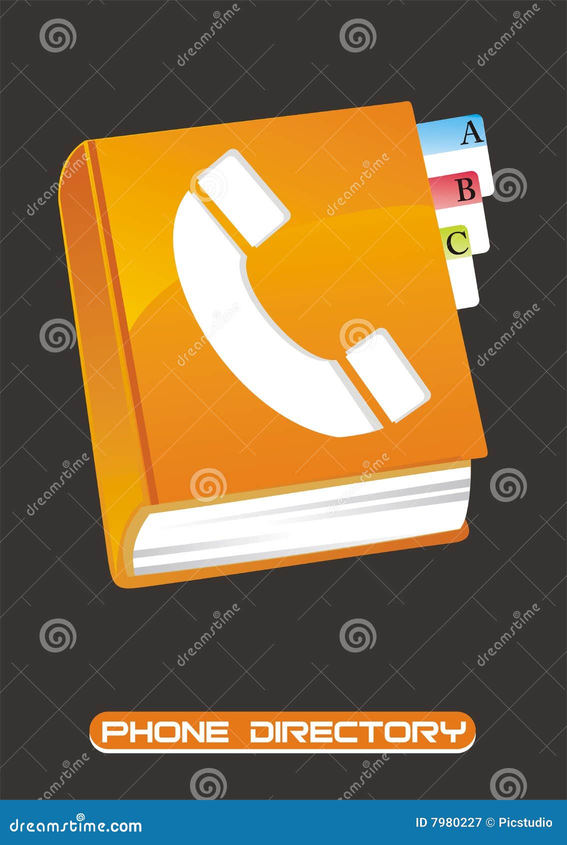 Directorio del teléfono stock de ilustración. Ilustración de comercio ...