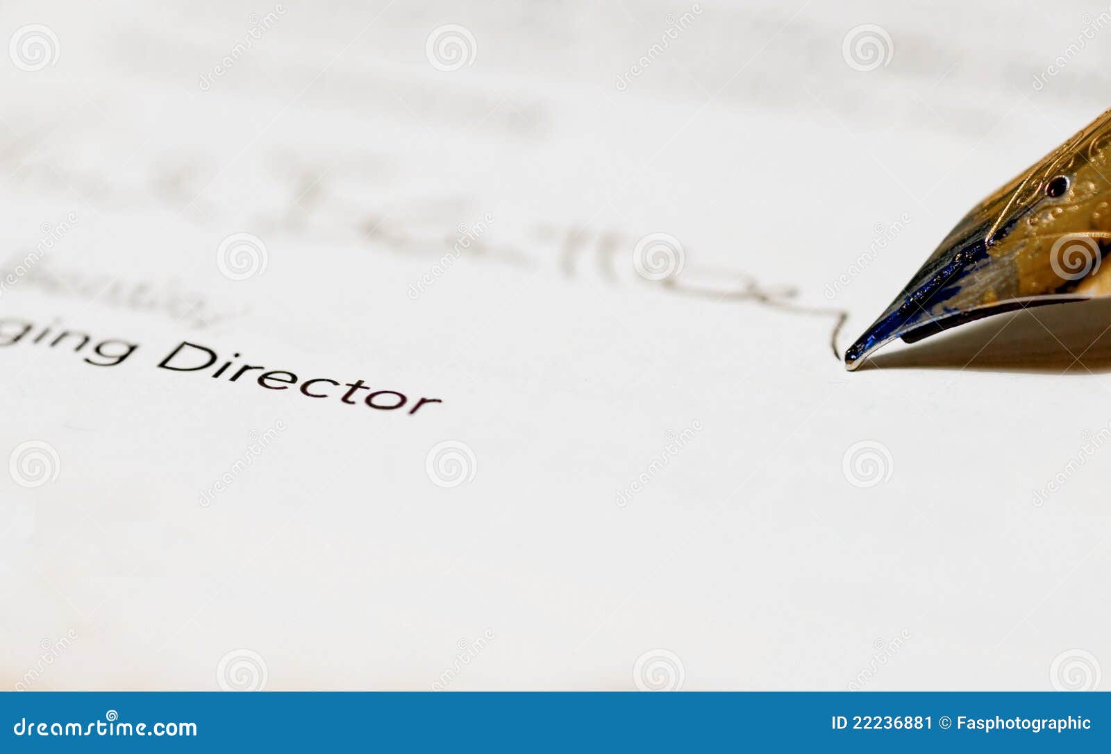 Signing Letter Royalty-Free Stock Photo | CartoonDealer.com #4894431