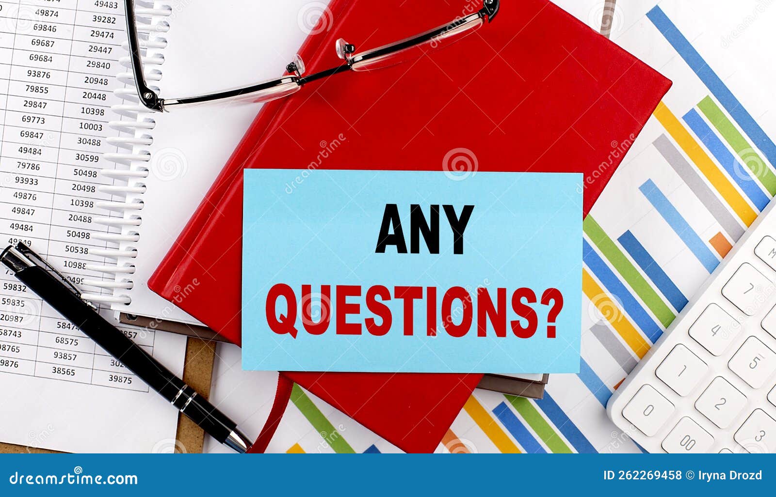 DIRECTORY BUSINESS Text on Notebook with Chart, Calculator and Pen ...