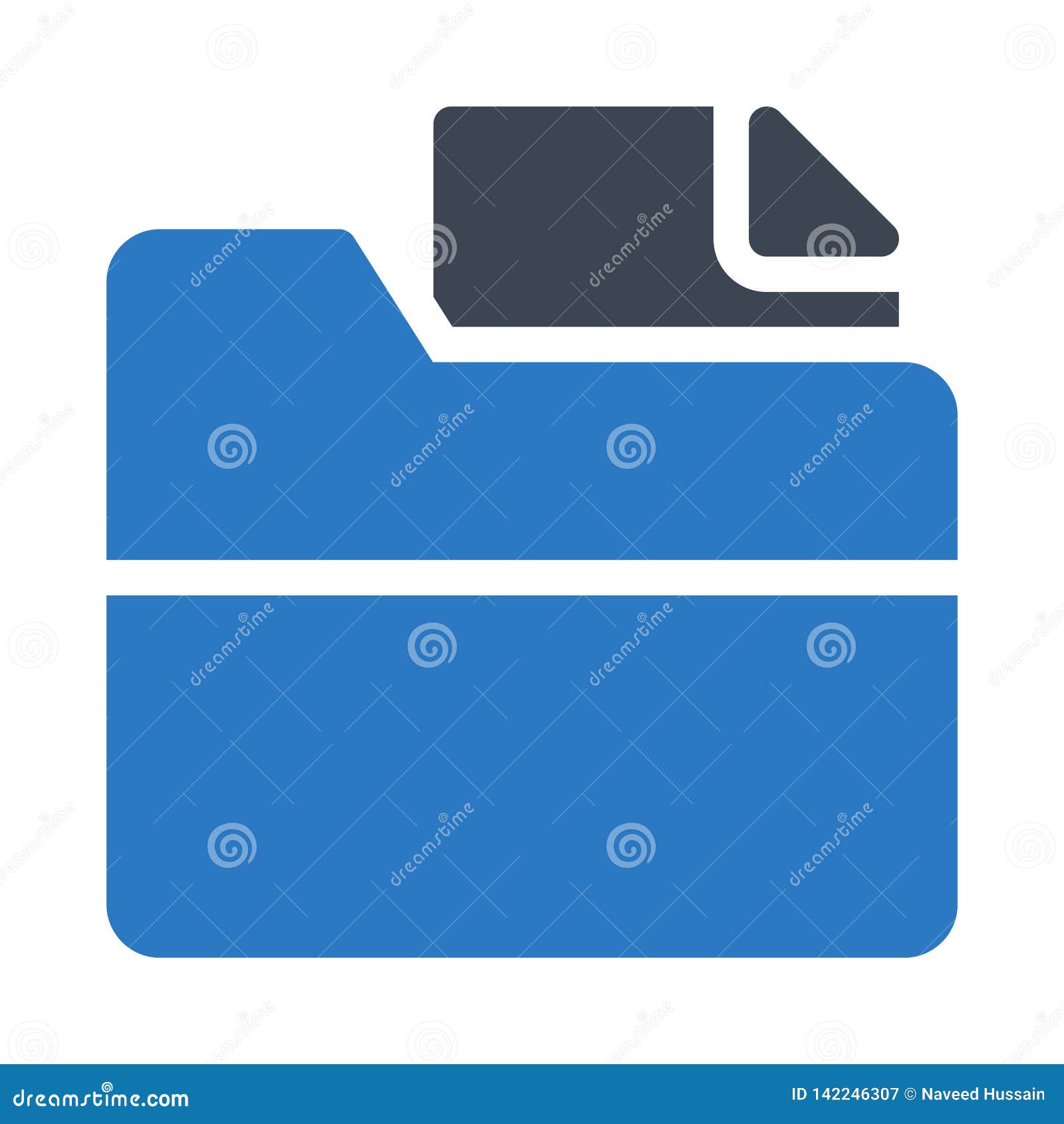 Directory Glyph Color Flat Vector Icon Stock Vector - Illustration of ...