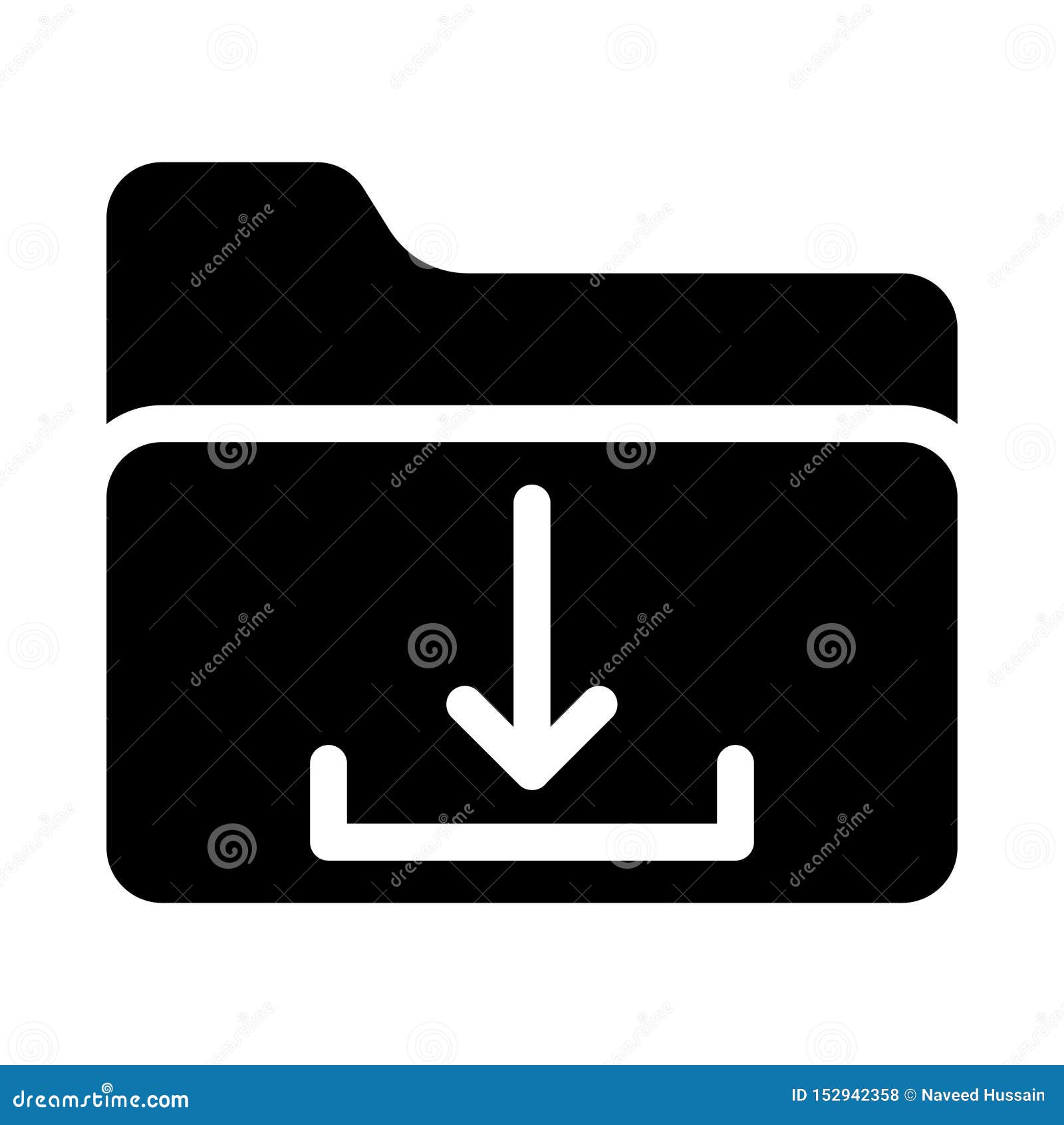 Directory Glyph Flat Vector Icon Stock Vector - Illustration of line ...
