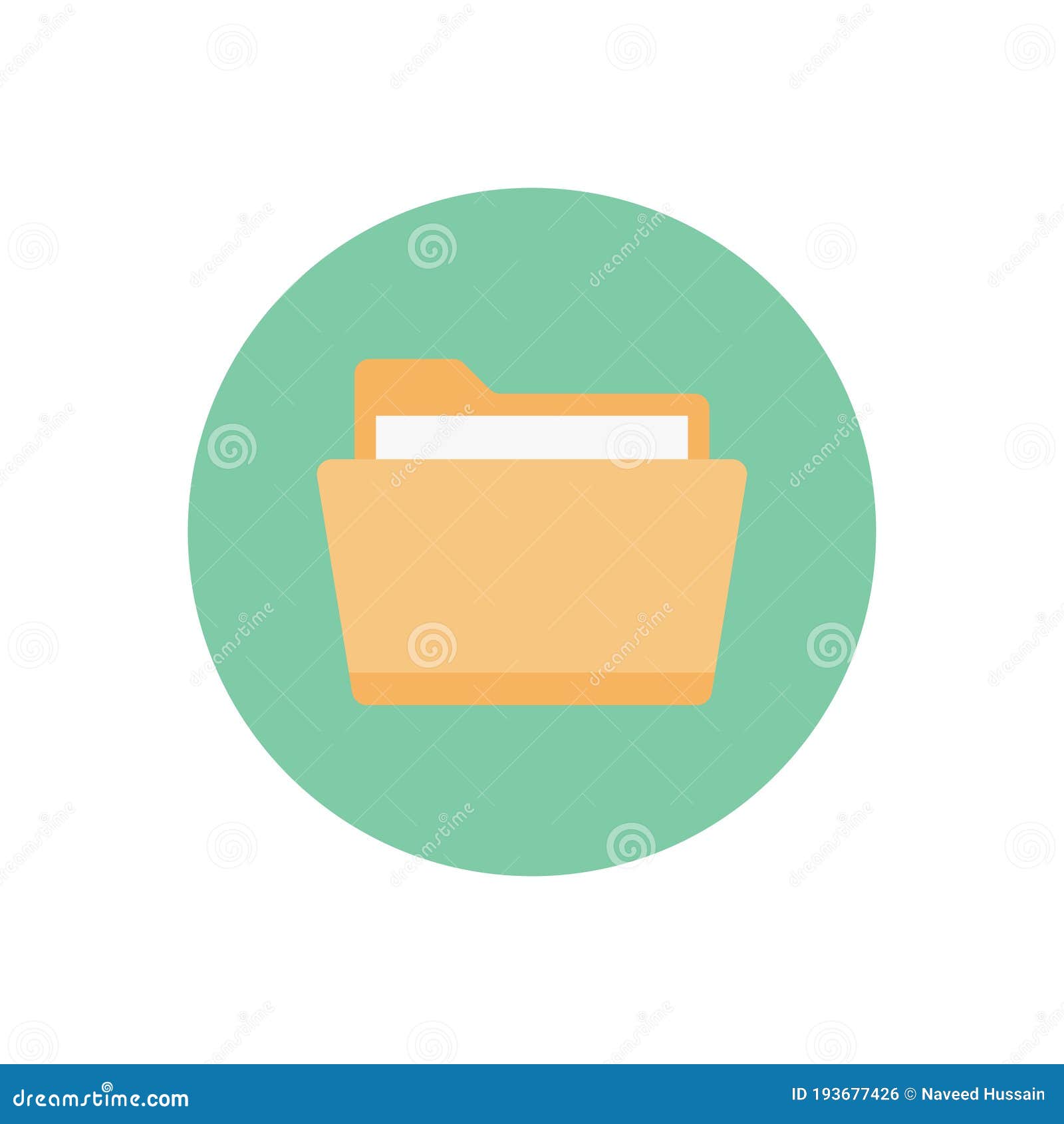 Directory flat color icon stock vector. Illustration of flat - 193677426