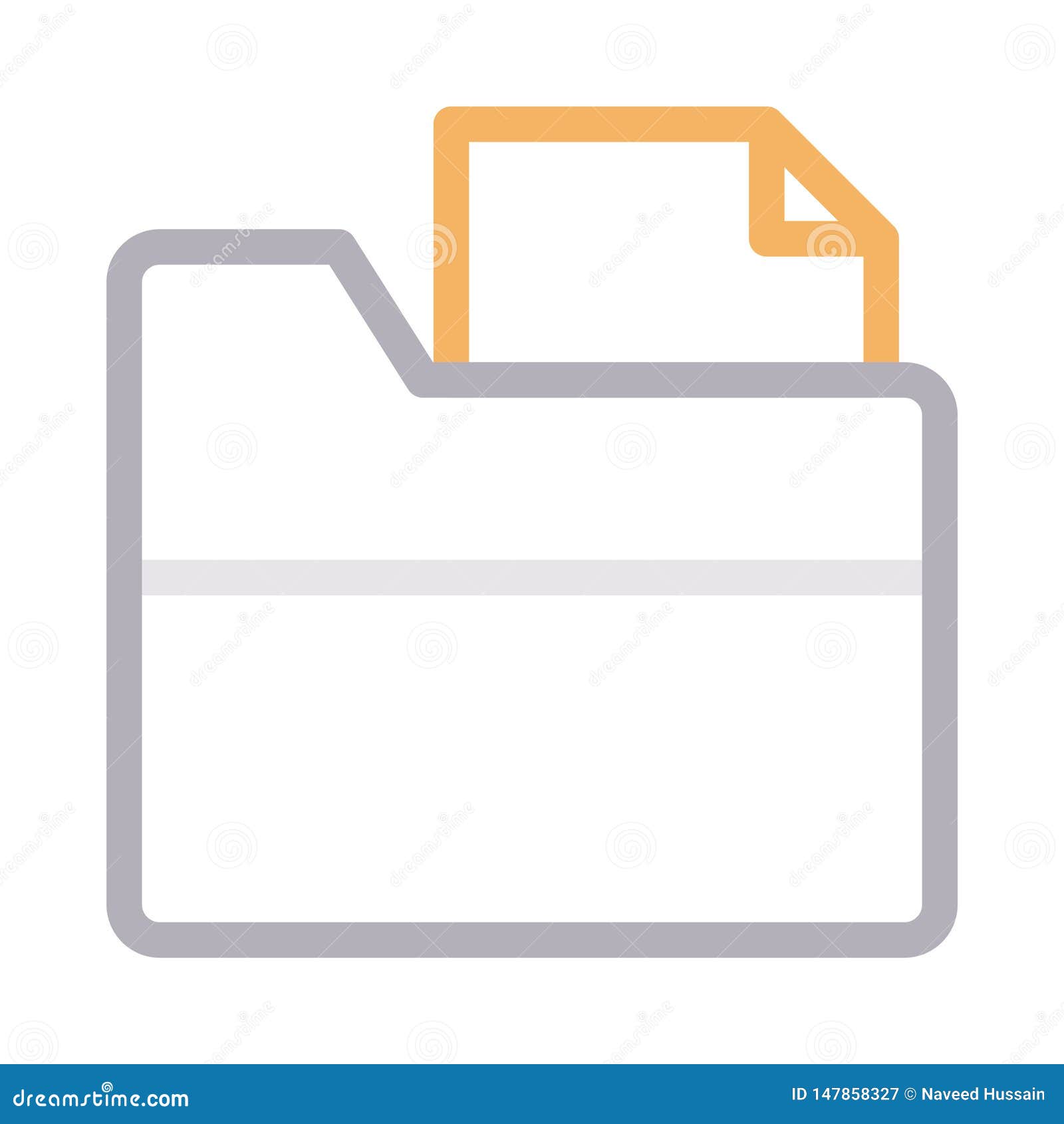 Directory Thin Color Line Vector Icon Stock Vector - Illustration of ...