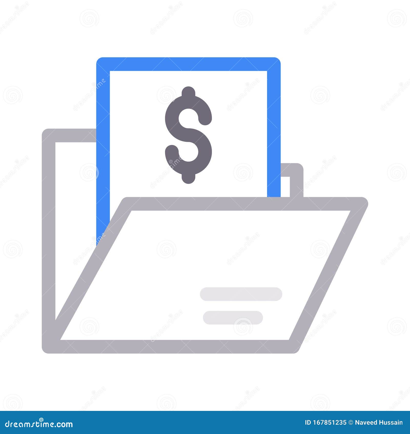 Directory Vector Color Line Icon Stock Illustration - Illustration of ...