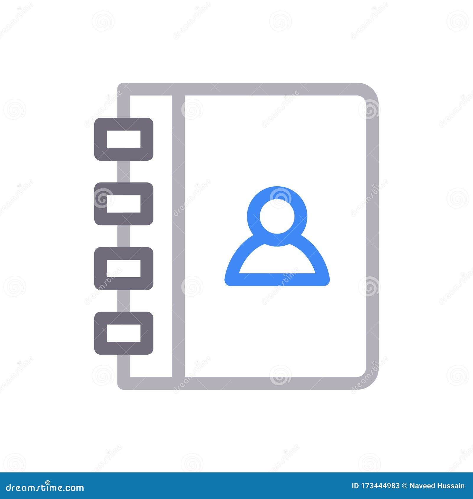 Directory Vector Color Line Icon Stock Illustration - Illustration of ...