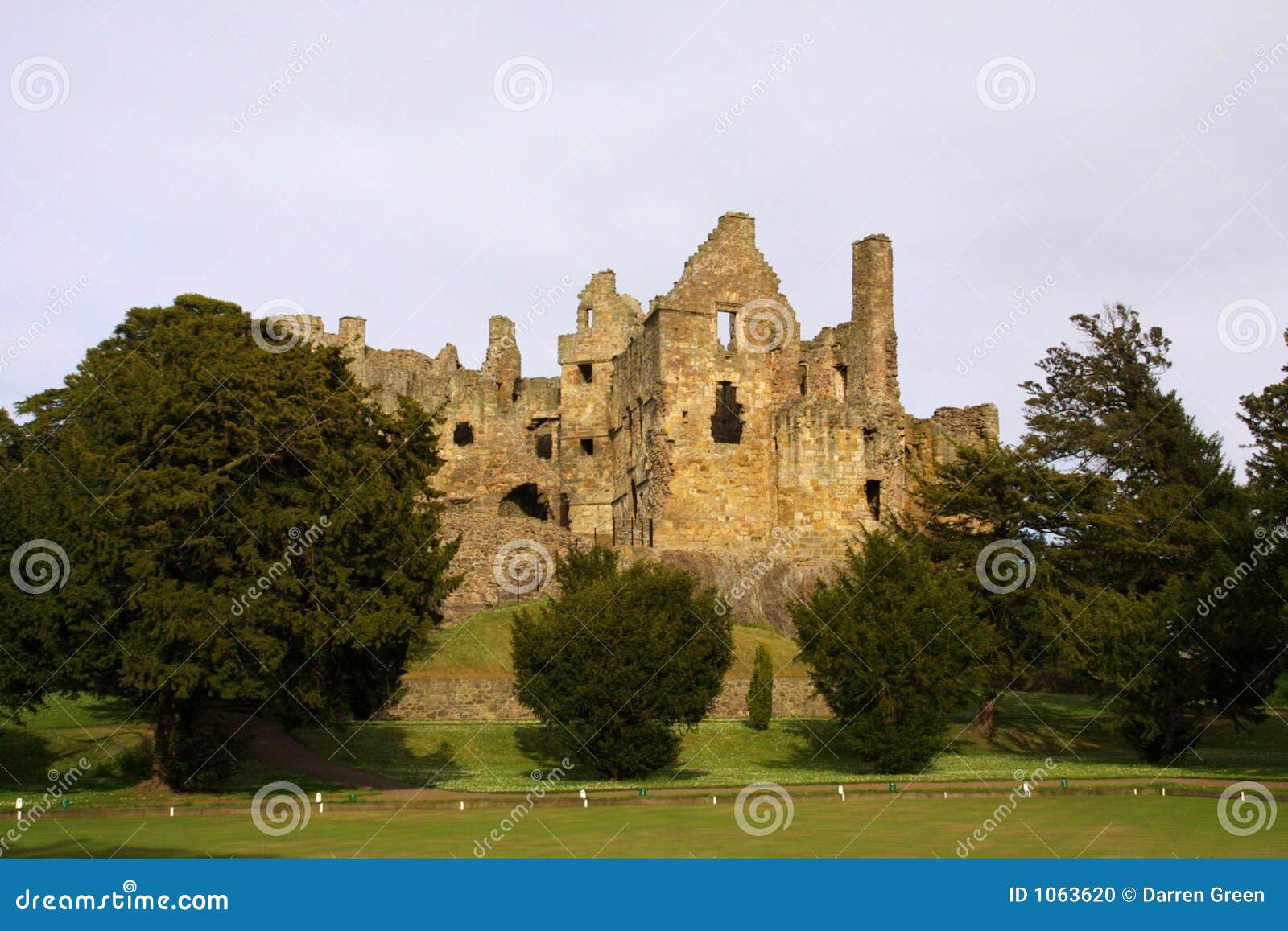 Direlton Castle - Scotland stock photo. Image of gowie - 1063620