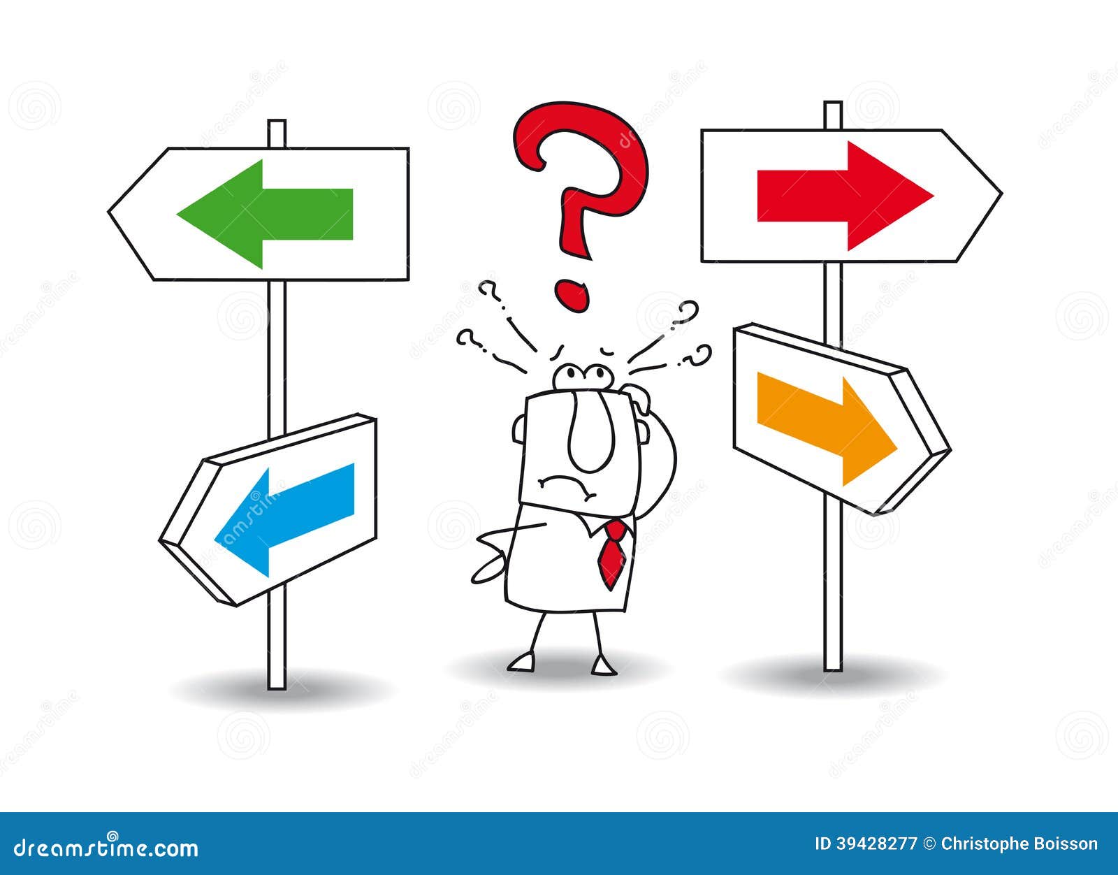 Direzione illustrazione vettoriale. Illustrazione di direzione - 39428277