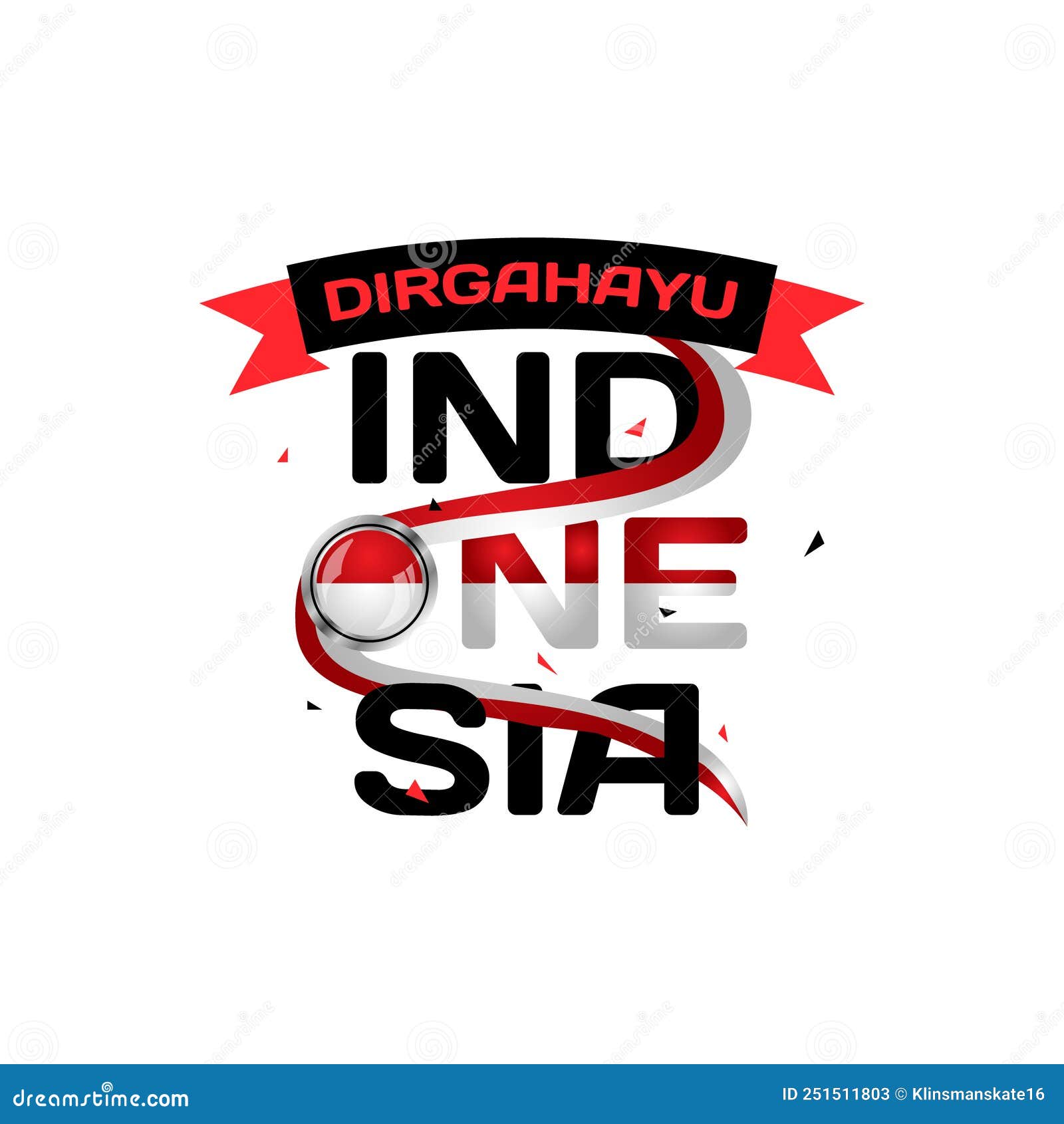 Indonesia Typography And Garuda Pancasila Vector Art Isolated. Best For ...