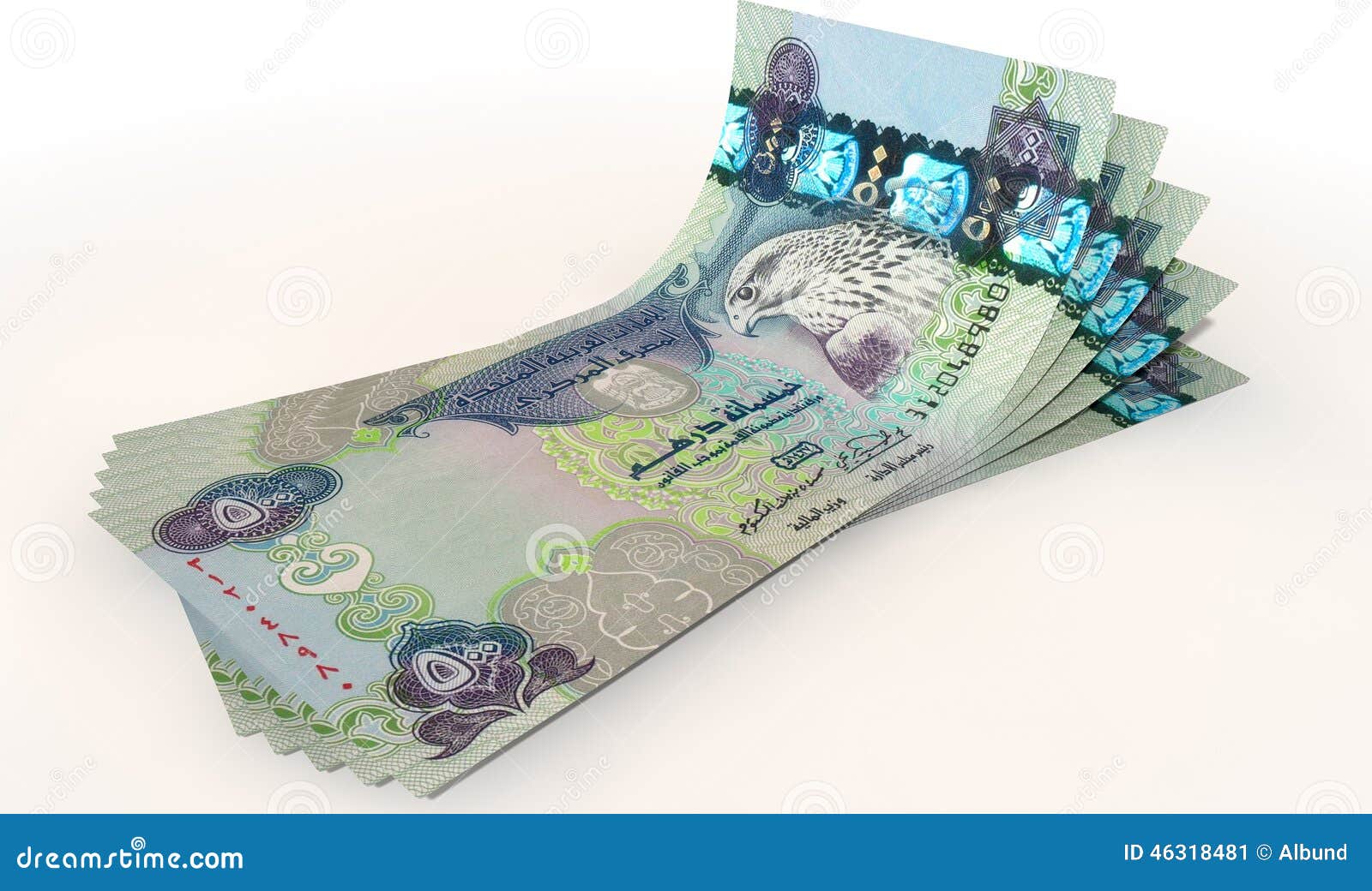Dirham Bank Notes Spread stock image. Image of bank, cash - 46318481