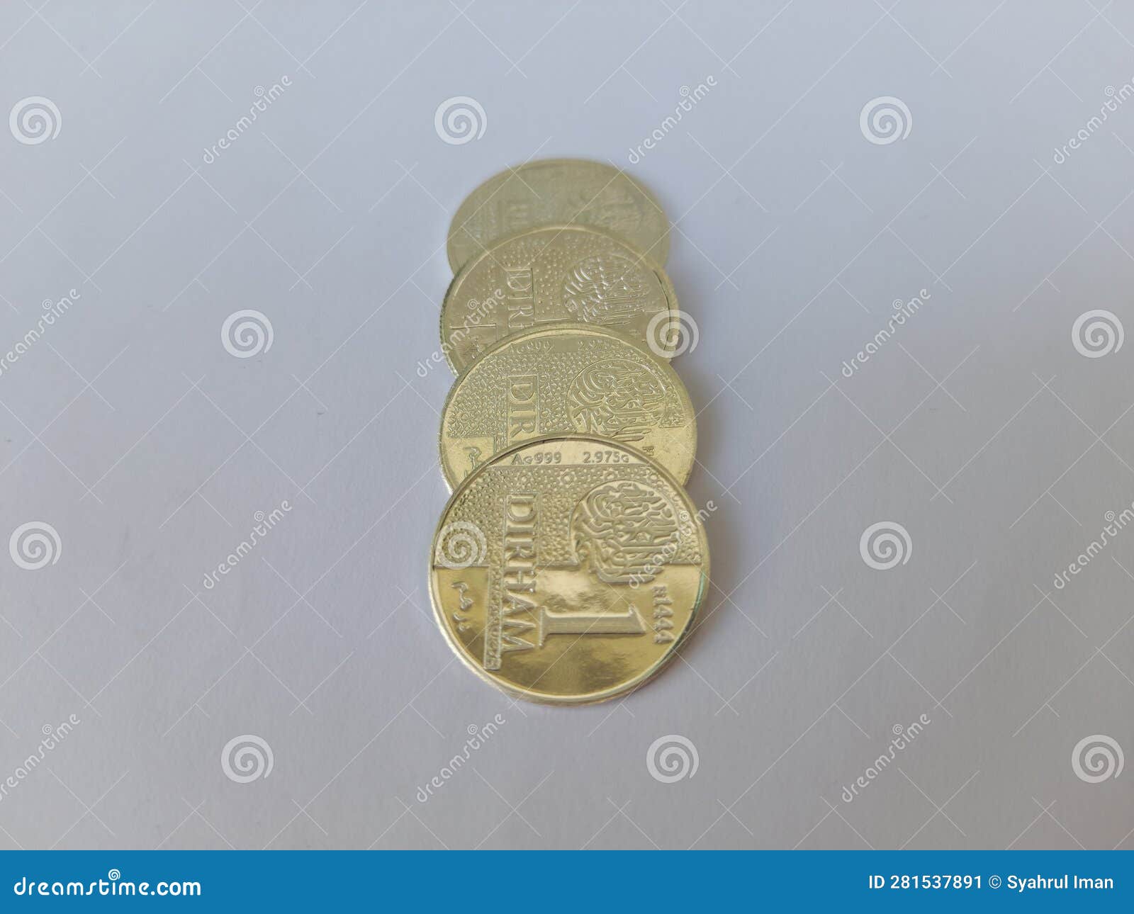 Dirham - the Islamic Coin Currency Stock Image - Image of islam, dirham ...