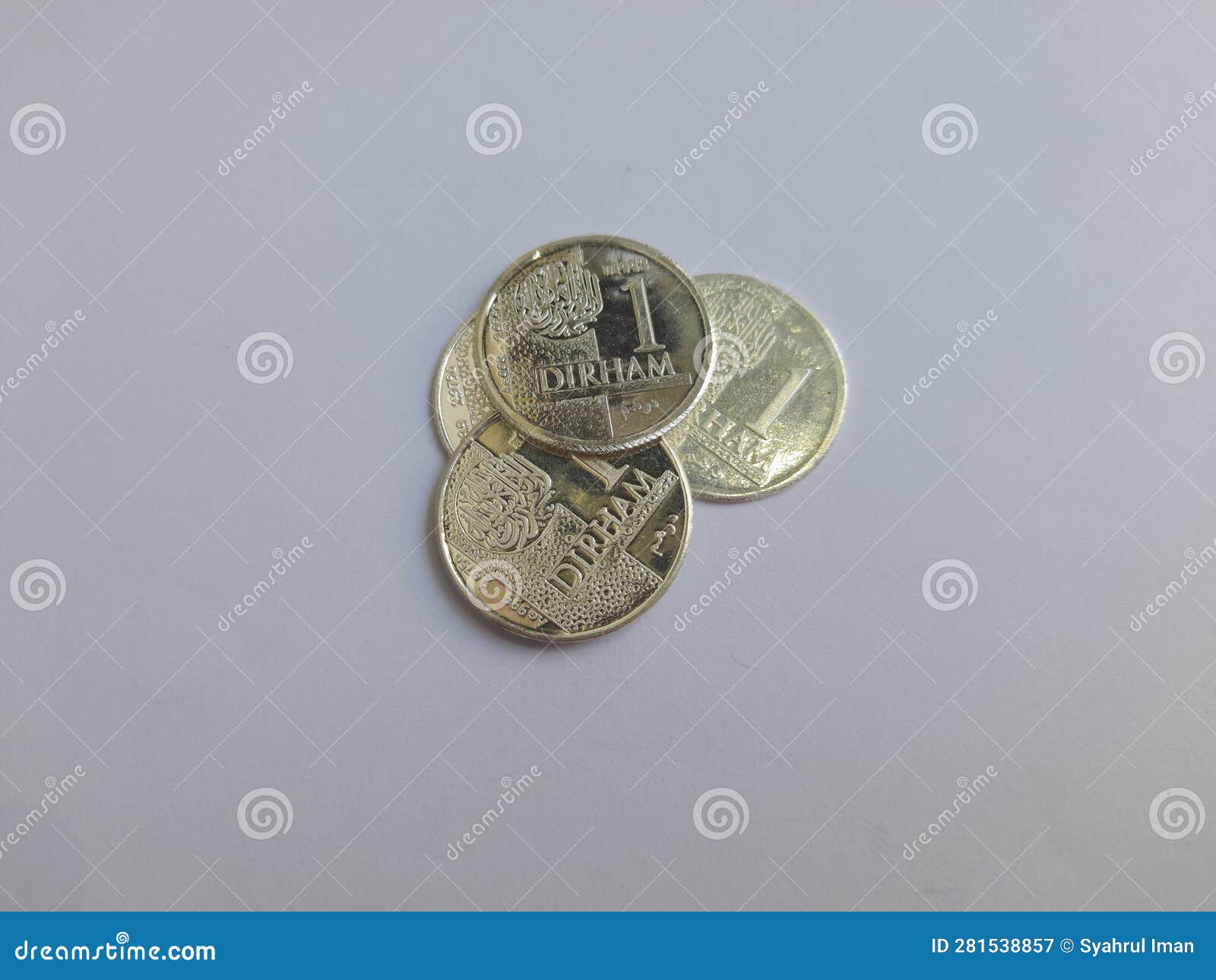 Dirham - the Islamic Coin Currency Stock Image - Image of emir ...