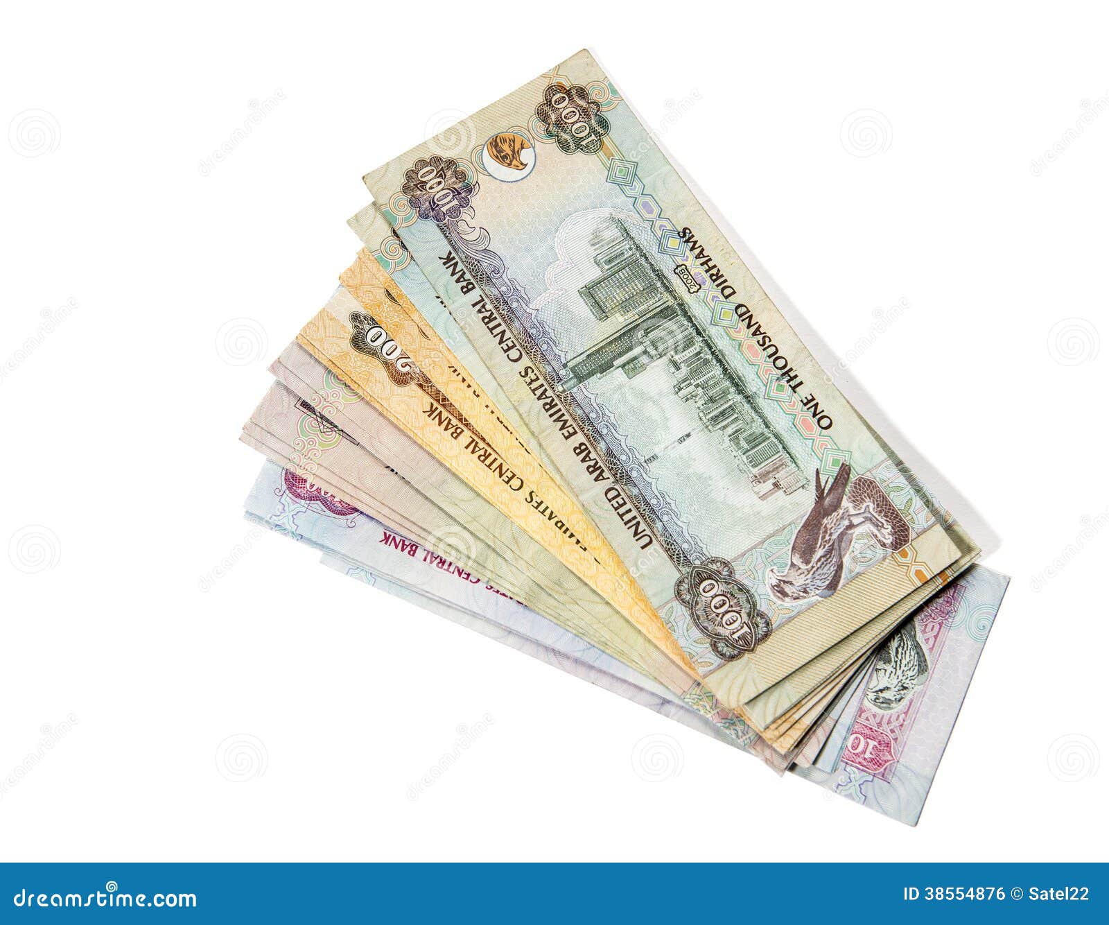 Dirhams des EAU photo stock. Image du riche, remarques - 38554876