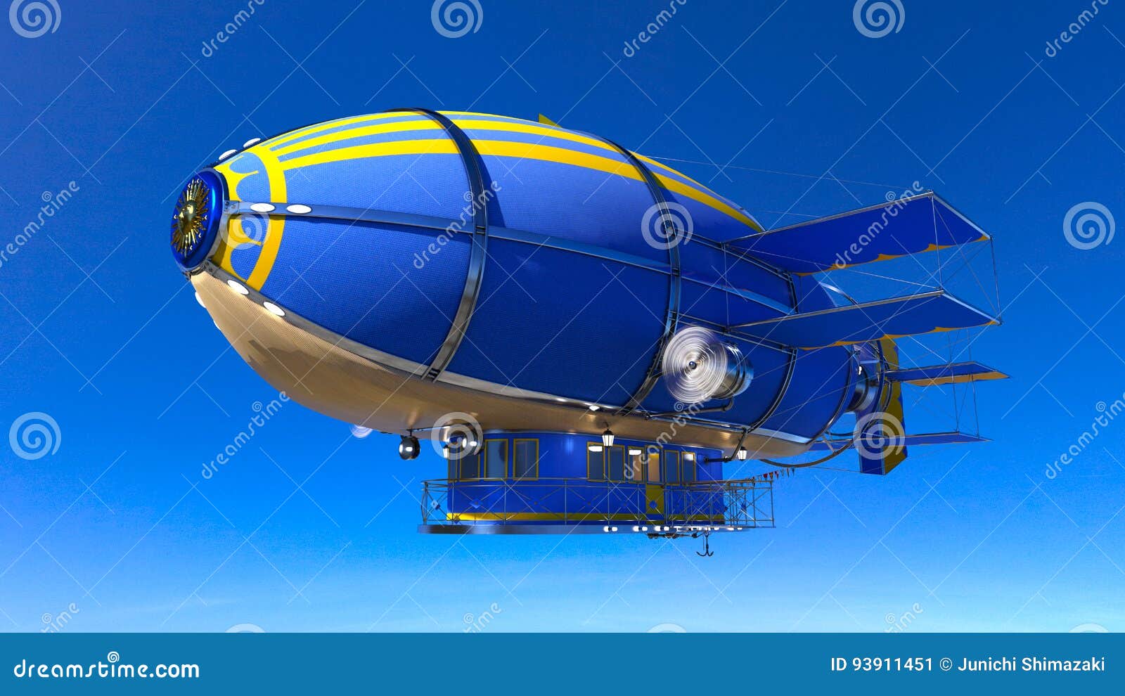 Dirigeable image stock. Image du dirigeable, aviation - 93911451