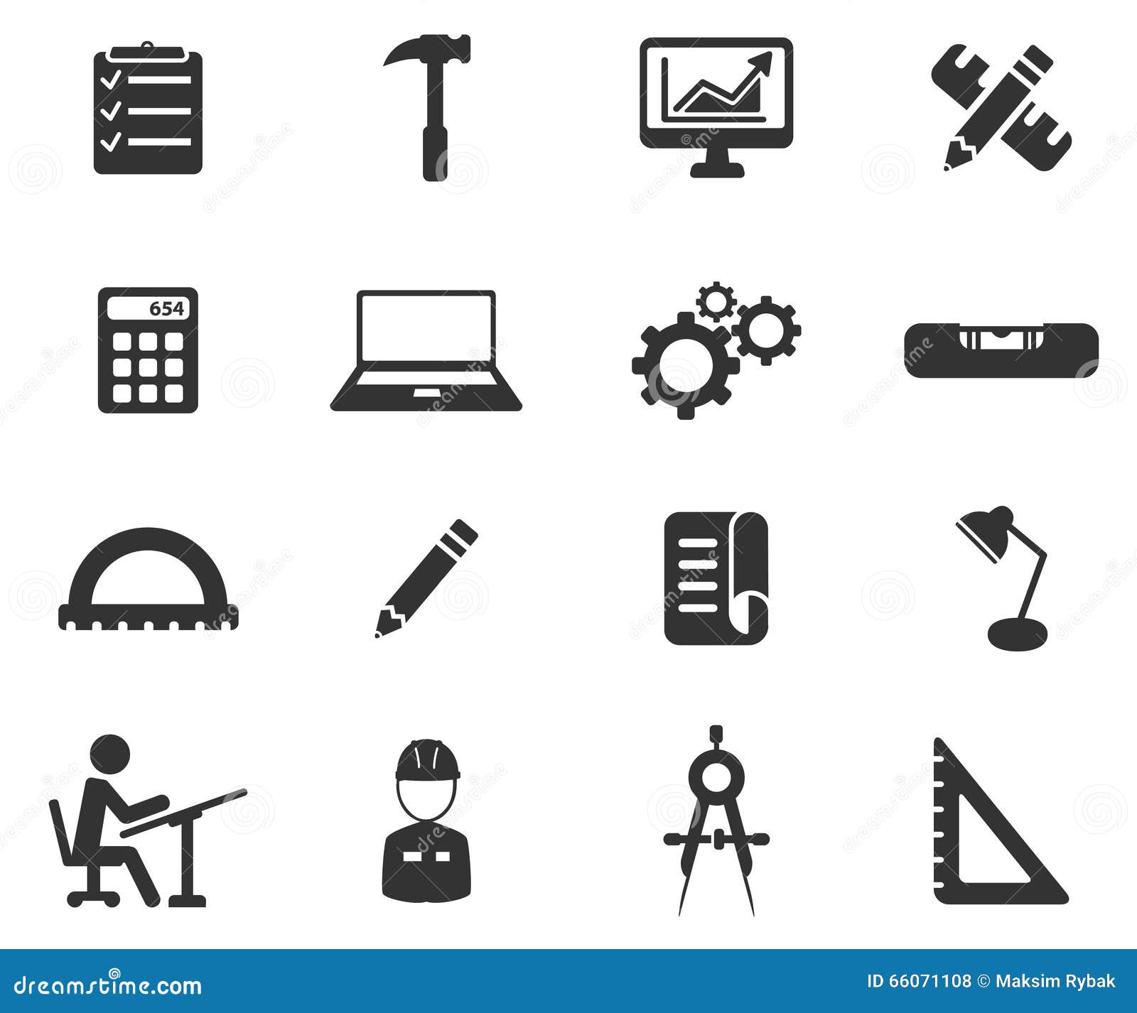 Dirigir simplemente iconos ilustración del vector. Ilustración de listo ...