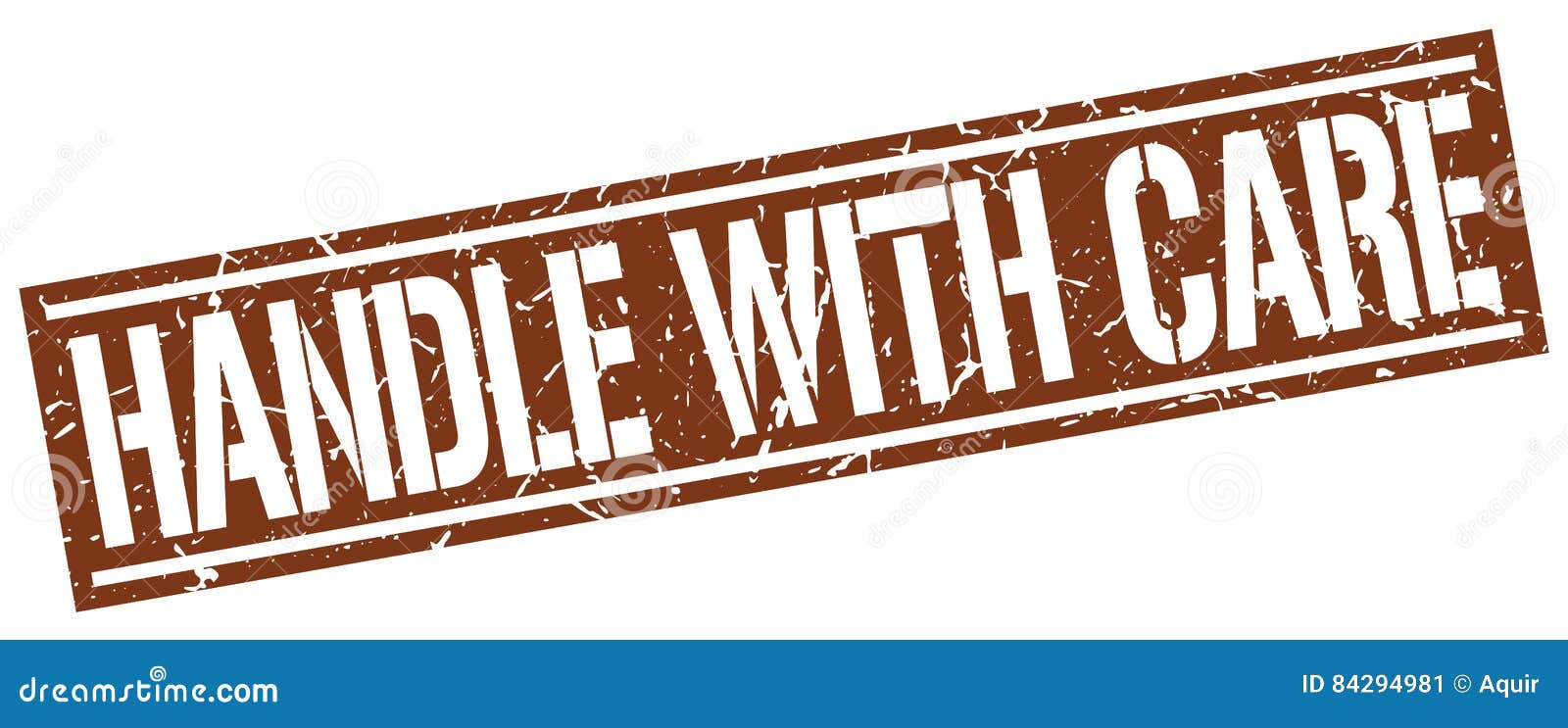 Dirija Con El Sello Del Cuidado Ilustración del Vector - Ilustración de ...