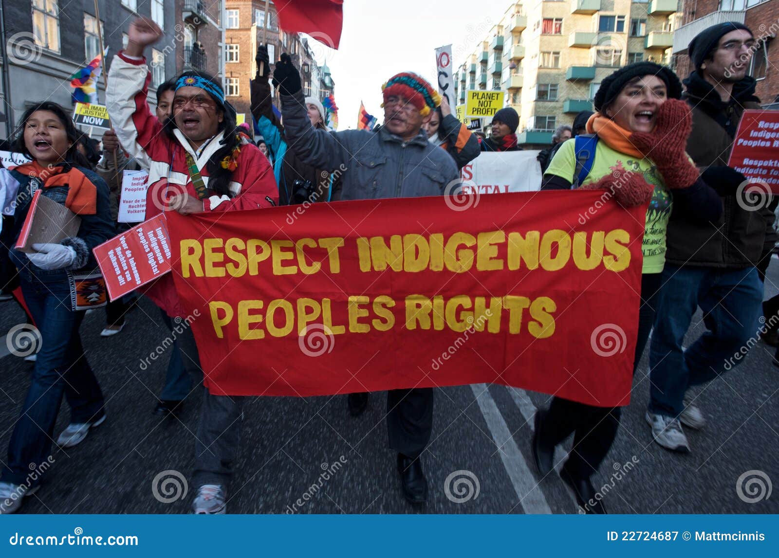 Diritti Della Gente Indigena Di Rispetto Fotografia Editoriale ...