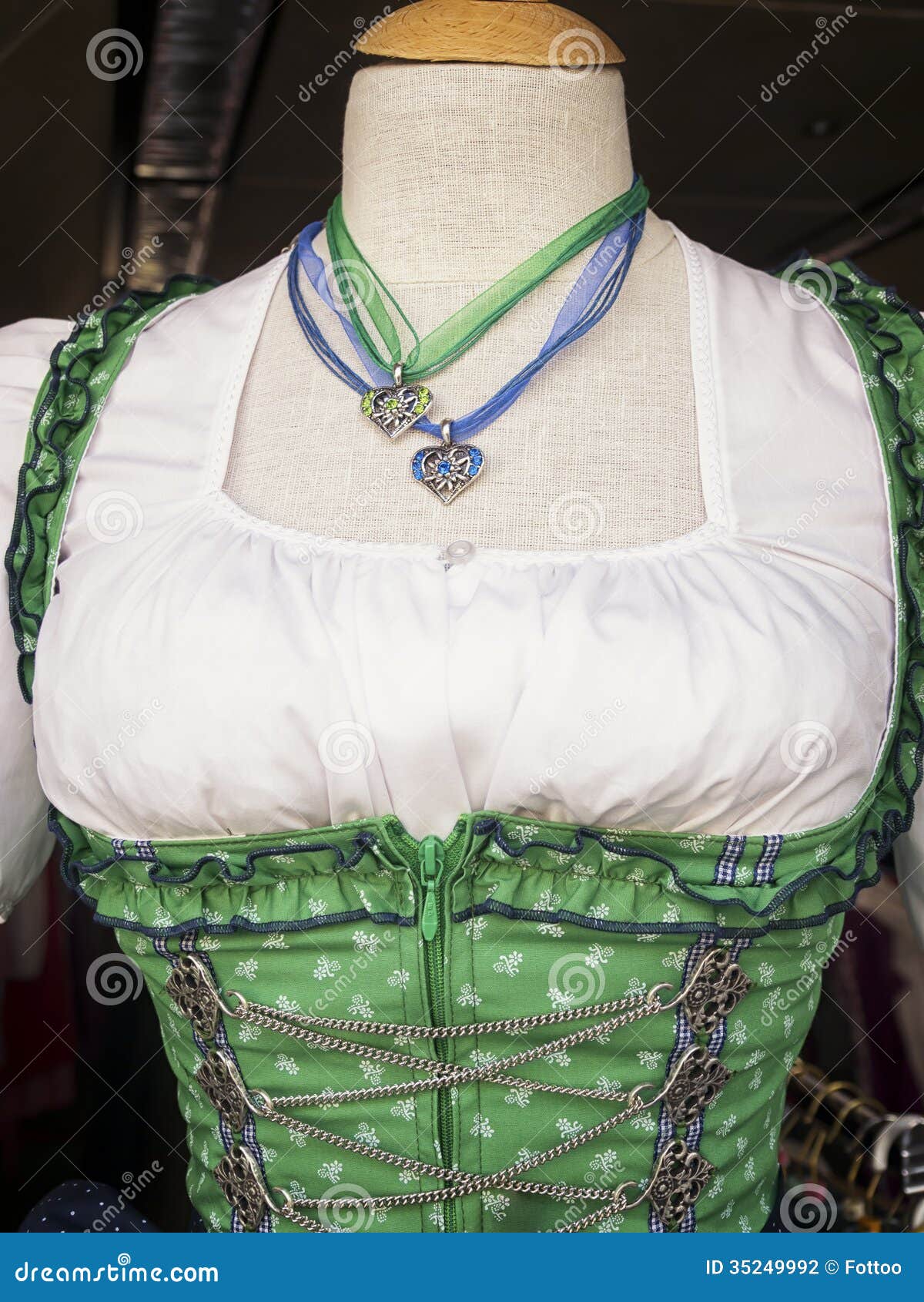 Dirndl stock photo. Image of austria, textile, person - 35249992