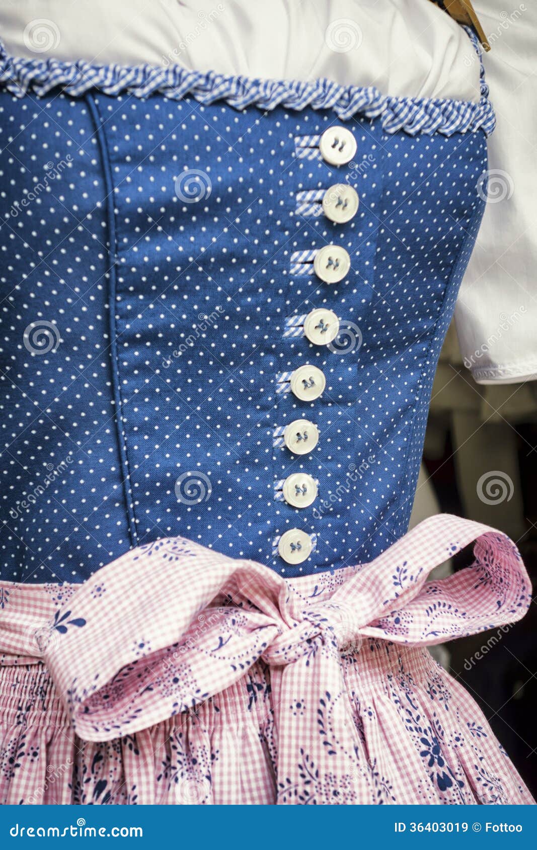 Dirndl stock image. Image of dress, costume, german, closeup - 36403019